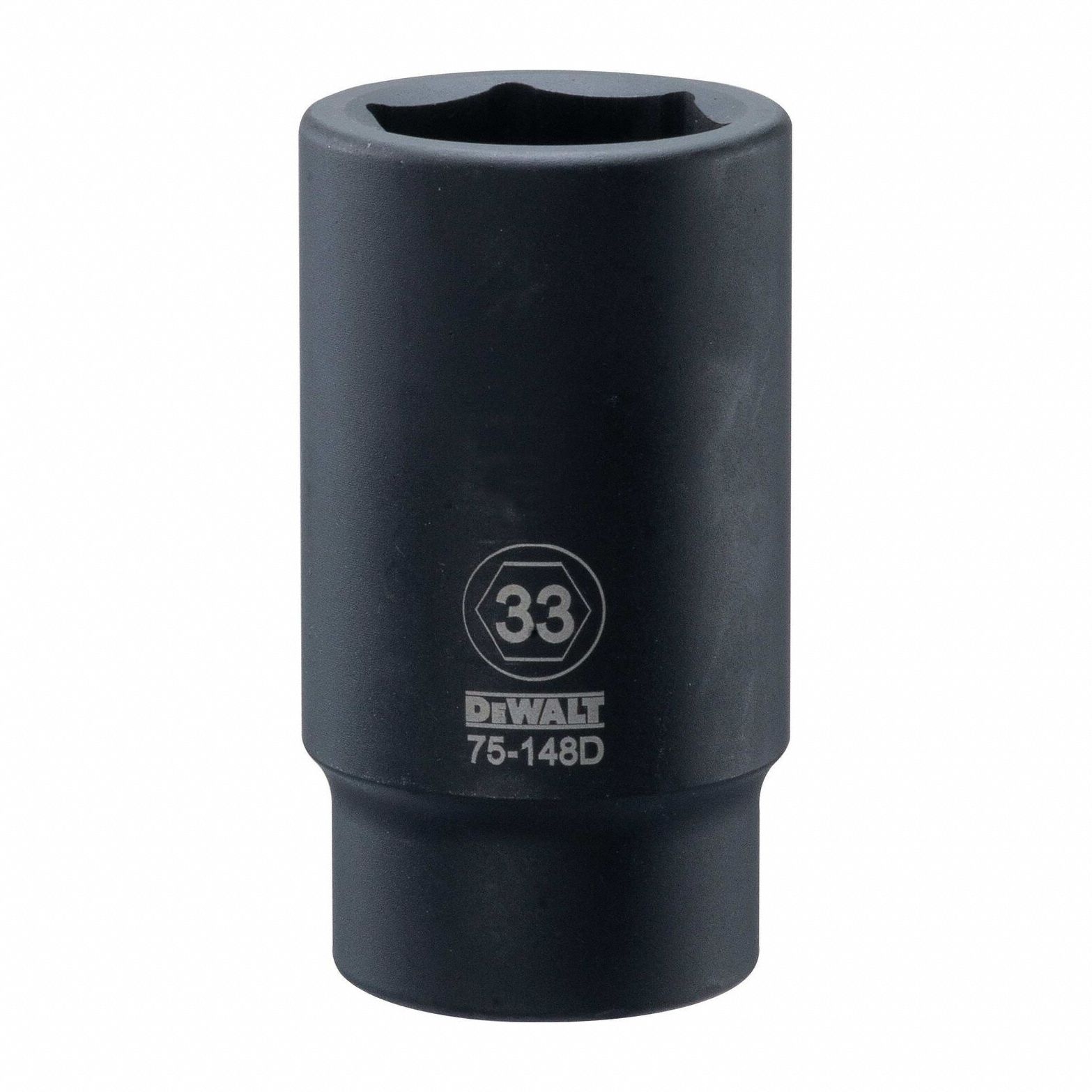 Deep Impact Socket, 3/4 IN DR, 33MM - Grainger