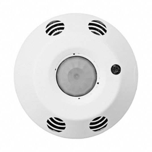 LEVITON, LED, Passive Infrared (PIR)/Ultrasonic, Motion Sensor - 828TP2 ...