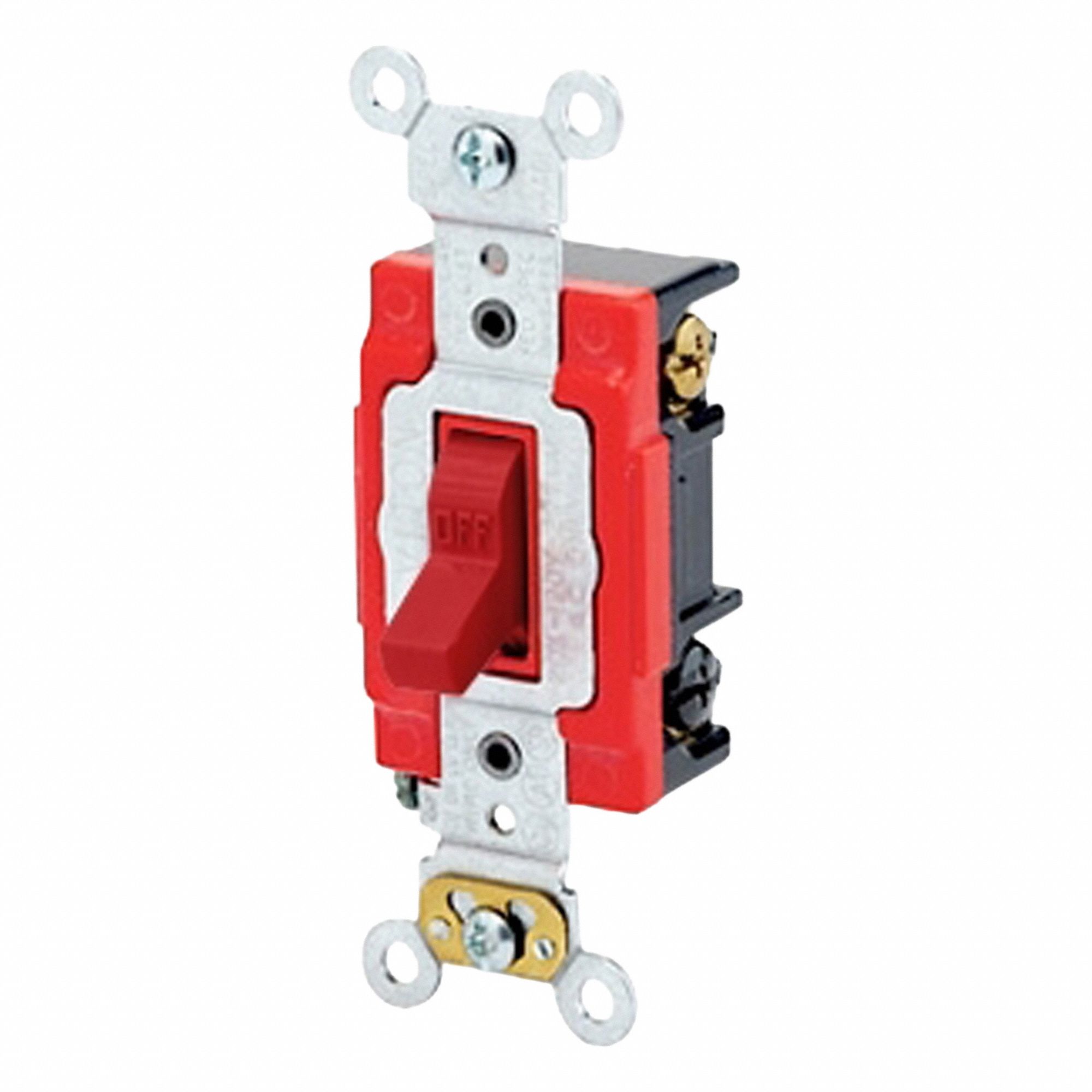 Toggle Switch, 3-Way, AC Quiet Switch - 879JE0|1223-2R - Grainger