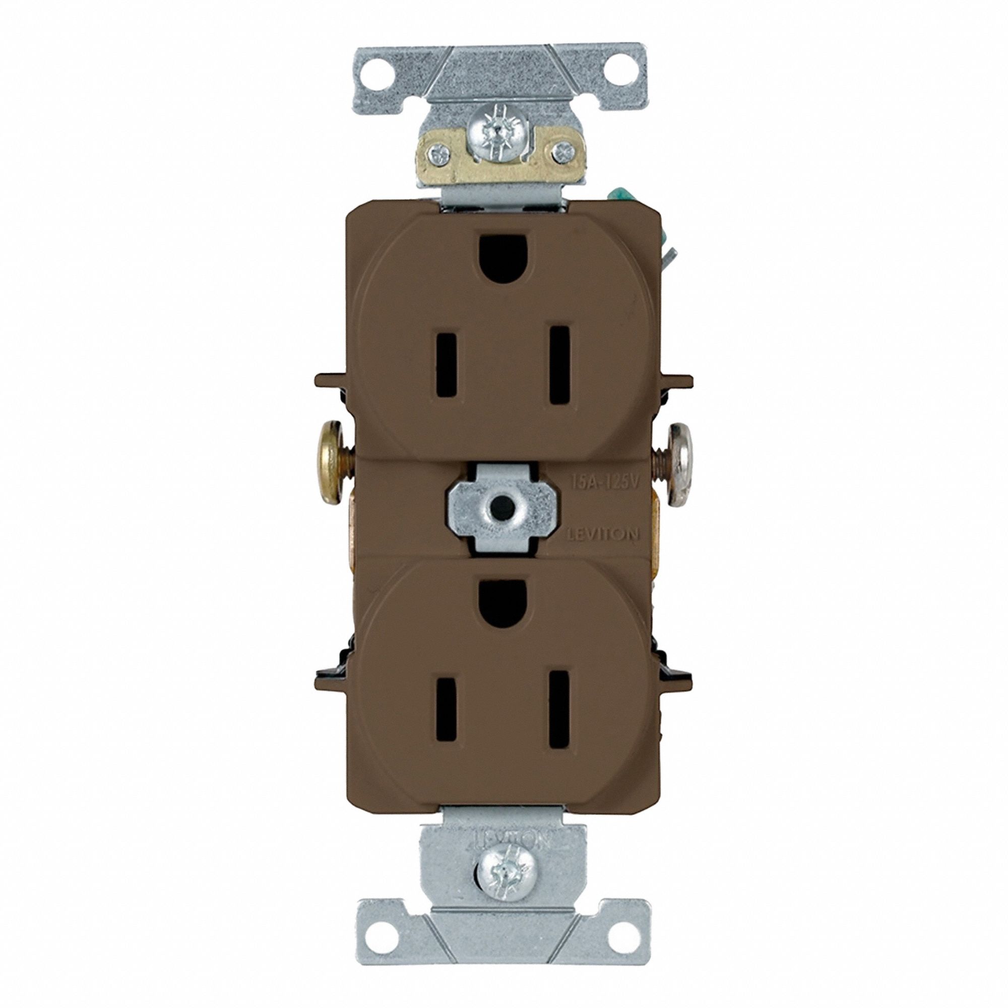 LEVITON, Duplex, 5-15R, Duplex Receptacle Outlet - 879JG9|5242 - Grainger