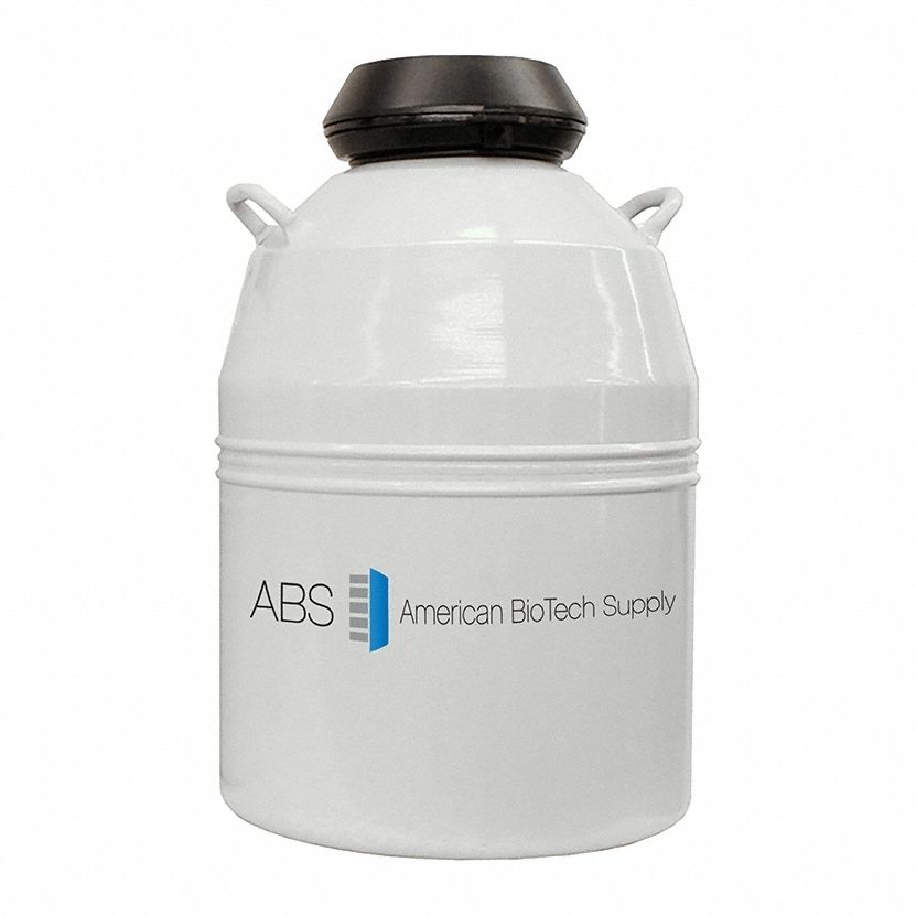 AMERICAN BIOTECH SUPPLY, 33 L Capacity, 18 1/4 in Overall Dia ...