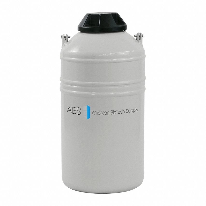 AMERICAN BIOTECH SUPPLY, 10 L Capacity, 10 1/4 in Overall Dia, Liquid ...