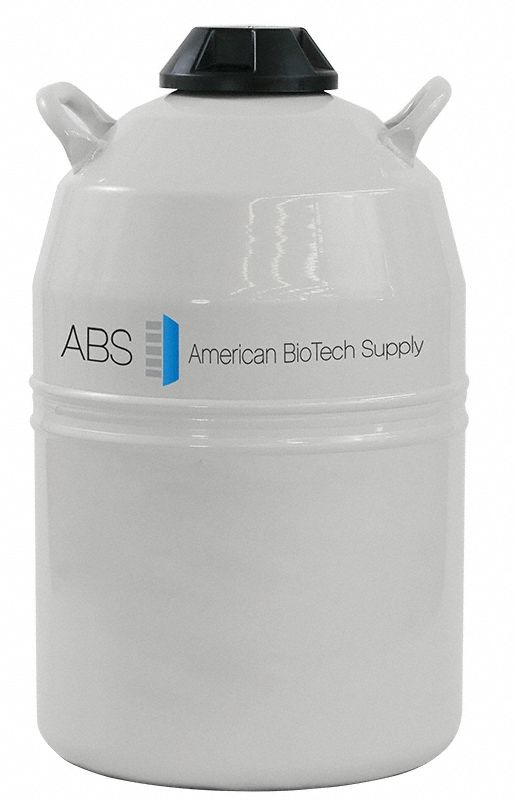 AMERICAN BIOTECH SUPPLY, 20 L Capacity, 14 1/2 in Overall Dia, Liquid ...