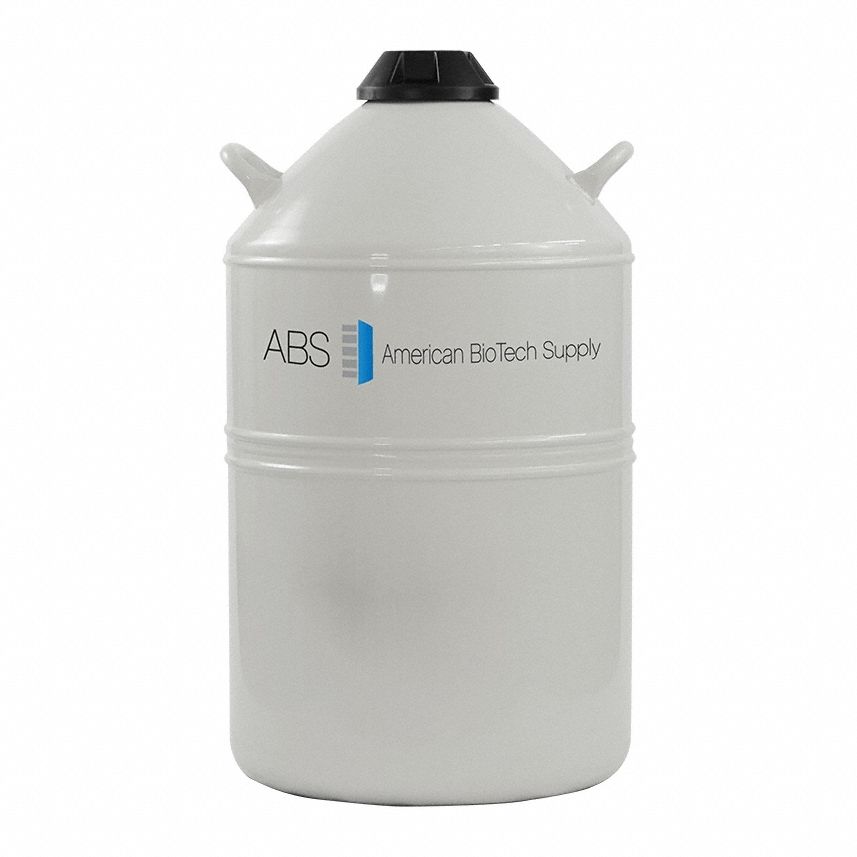 AMERICAN BIOTECH SUPPLY, 50 L Capacity, 17 in Overall Dia, Liquid Dewar ...