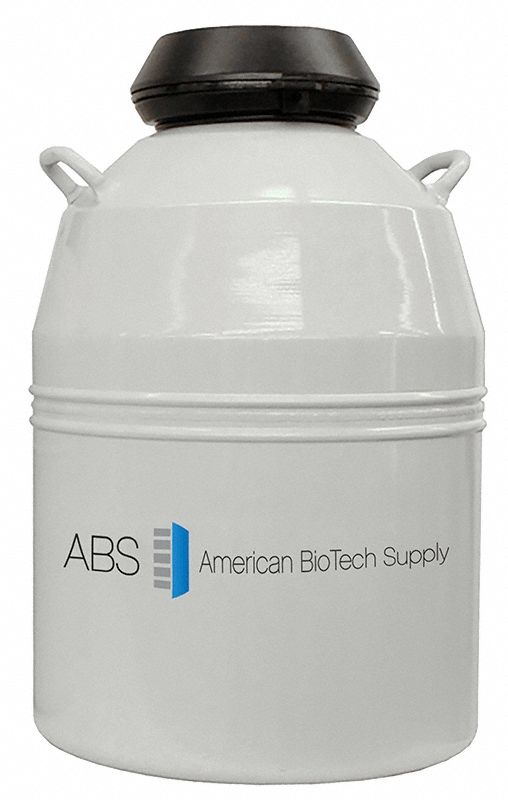 AMERICAN BIOTECH SUPPLY, 34.8 L Capacity, 18 1/4 in Overall Dia ...