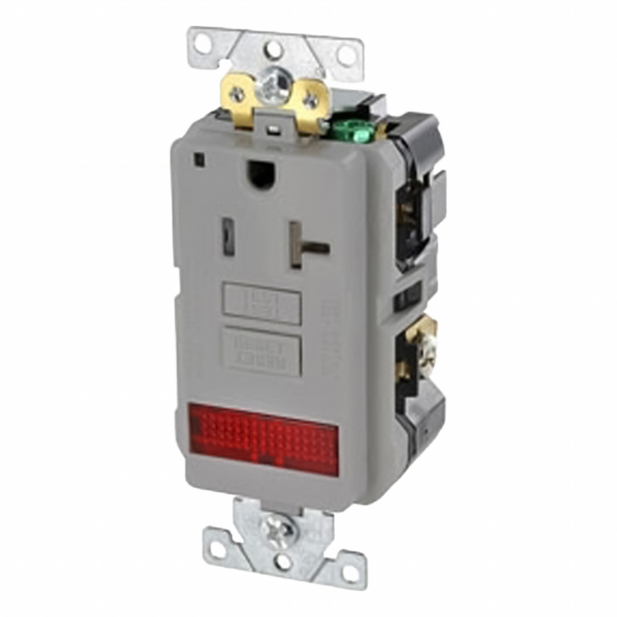 LEVITON, Single, 5-20R, GFCI Single Receptacle Outlet - 879JA6|GFPL2 ...