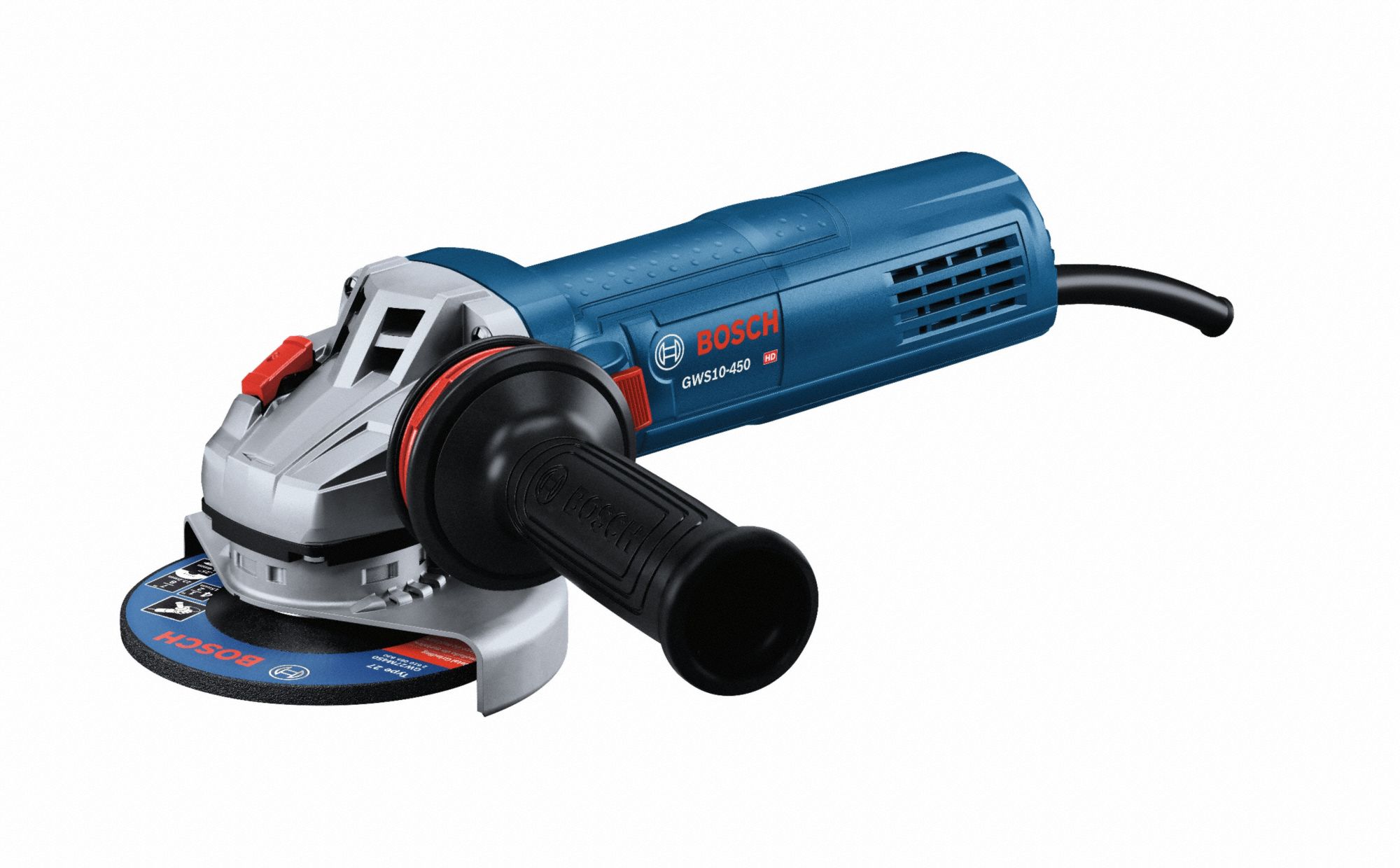 BOSCH, 10 A, 11,000 RPM Max. Speed, Angle Grinder - 802GA8|GWS10-450 ...