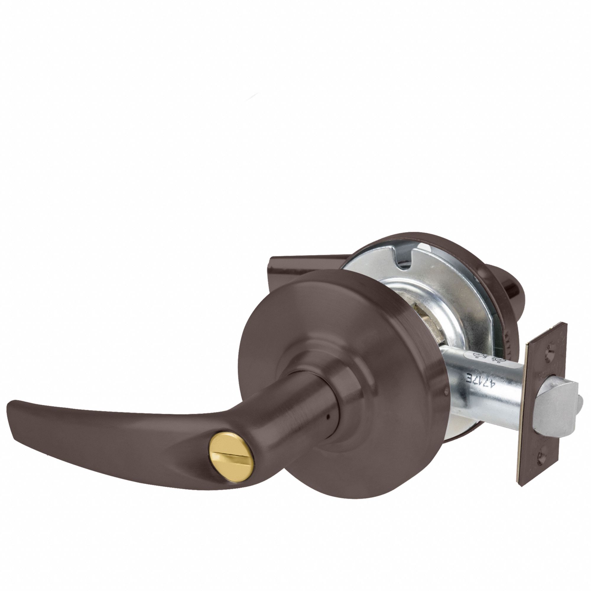 SCHLAGE, Privacy Lever Locksets, Bronze, Door Lockset - 793NH9|ALX40 ...