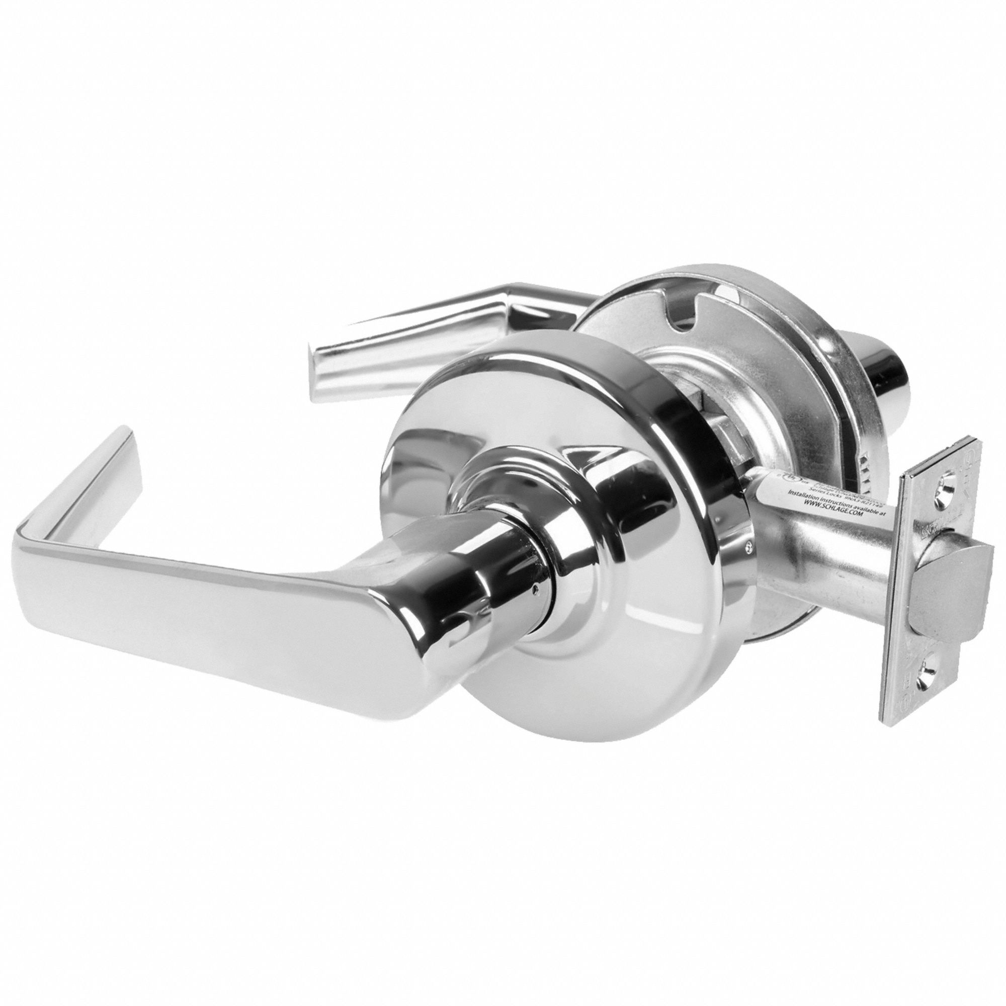 SCHLAGE, Passage Lever Locksets, Chrome, Door Lockset - 793NH5|ALX10 ...
