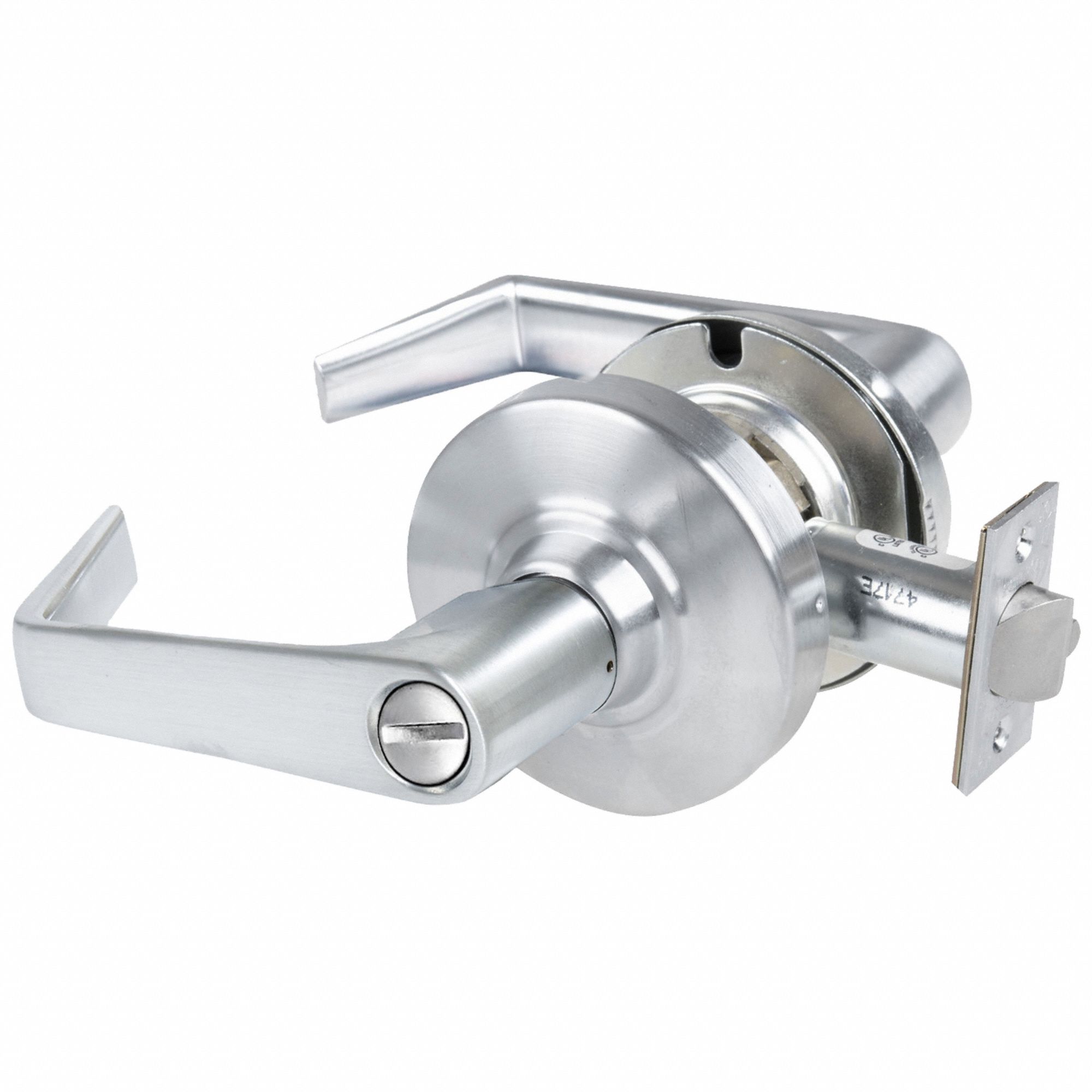 SCHLAGE, Privacy Lever Locksets, Chrome, Door Lockset - 793NJ3|ALX40 ...