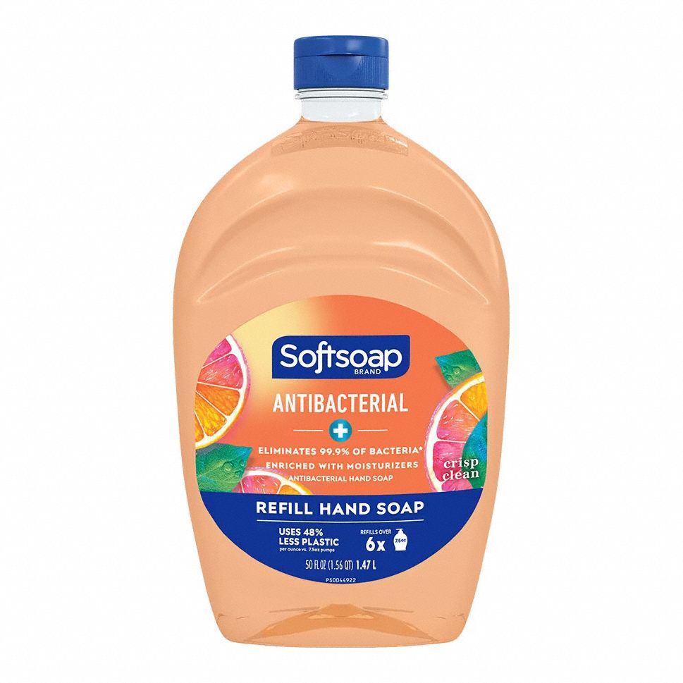 SOFTSOAP, Liquid, 50 oz, Hand Soap - 812G04|US05261A - Grainger