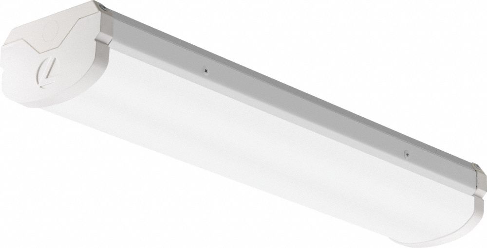 LITHONIA LIGHTING, Curved Lens, 2 ft Lg, LED Wraparound Fixture ...