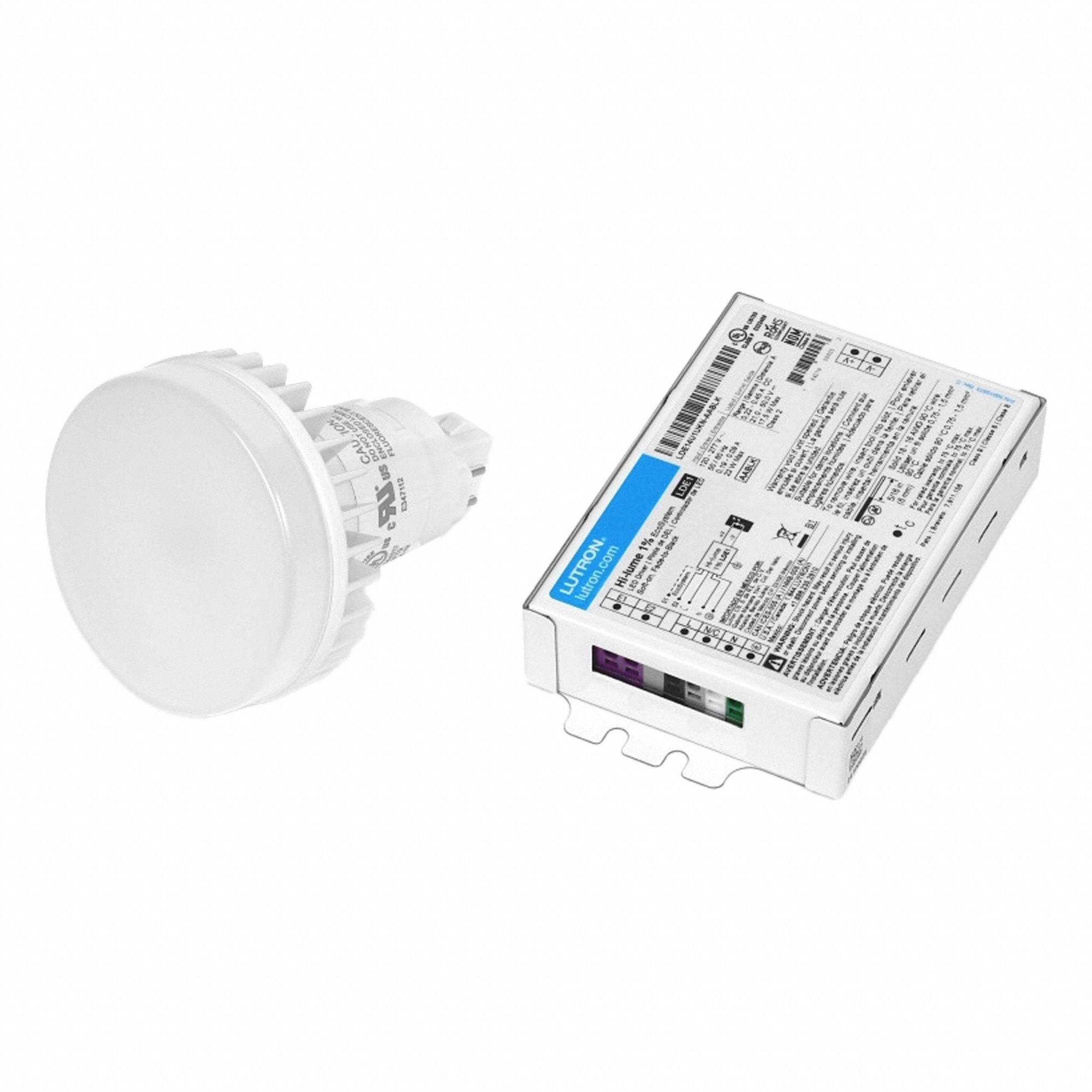 LUTRON, EcoSystem Digital Control, CFL, LED Kit - 834DP7|ELDRCF-1C30-1 ...