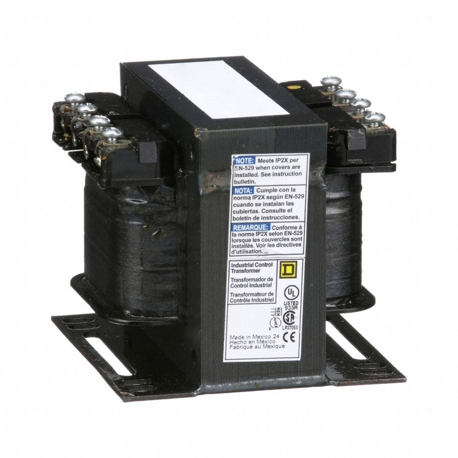 SCHNEIDER ELECTRIC, 600V AC, 120V AC, Control Transformer - 847X93 ...