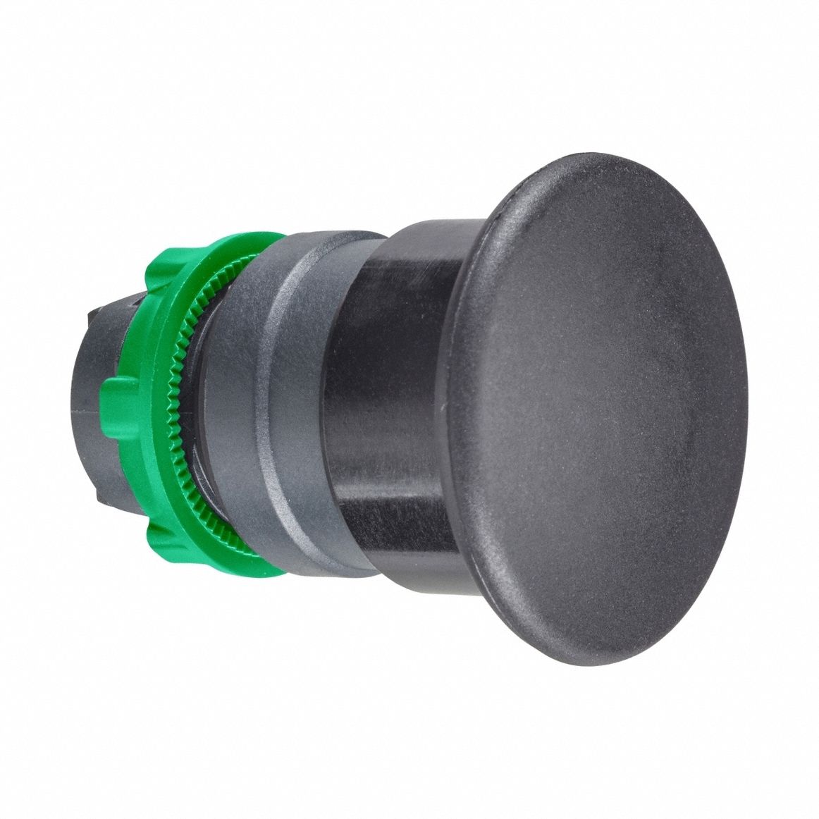 SCHNEIDER ELECTRIC, Black, 22 mm Mounting Size, Mushroom Head Push Button - 55WG40|ZB5AC2TQ ...