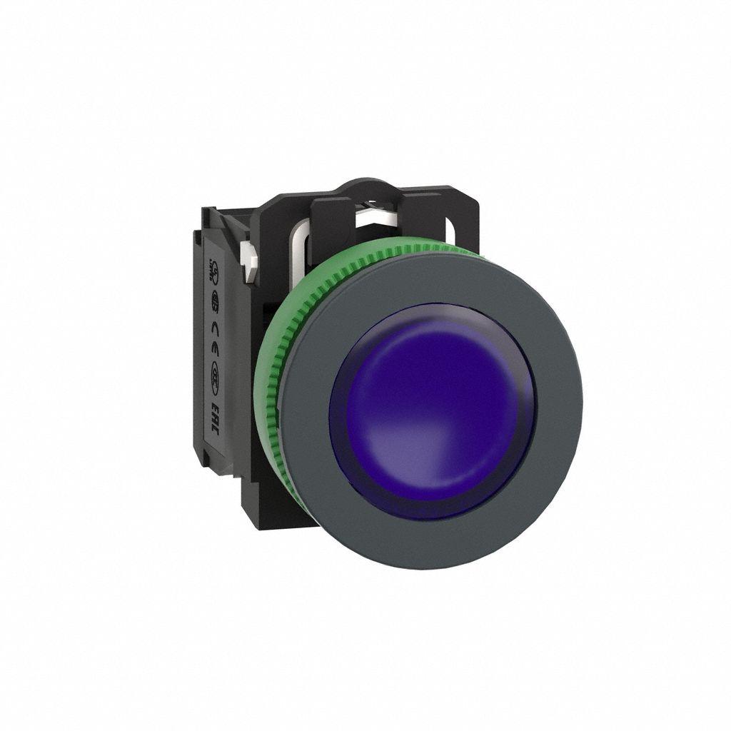 SCHNEIDER ELECTRIC, Illuminated, Flush Profile, Illuminated Push Button - 55WK45|XB5FW36G5 ...