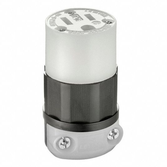 Str Blade Connector 15A 2P 3W Ind Gr BW - Grainger