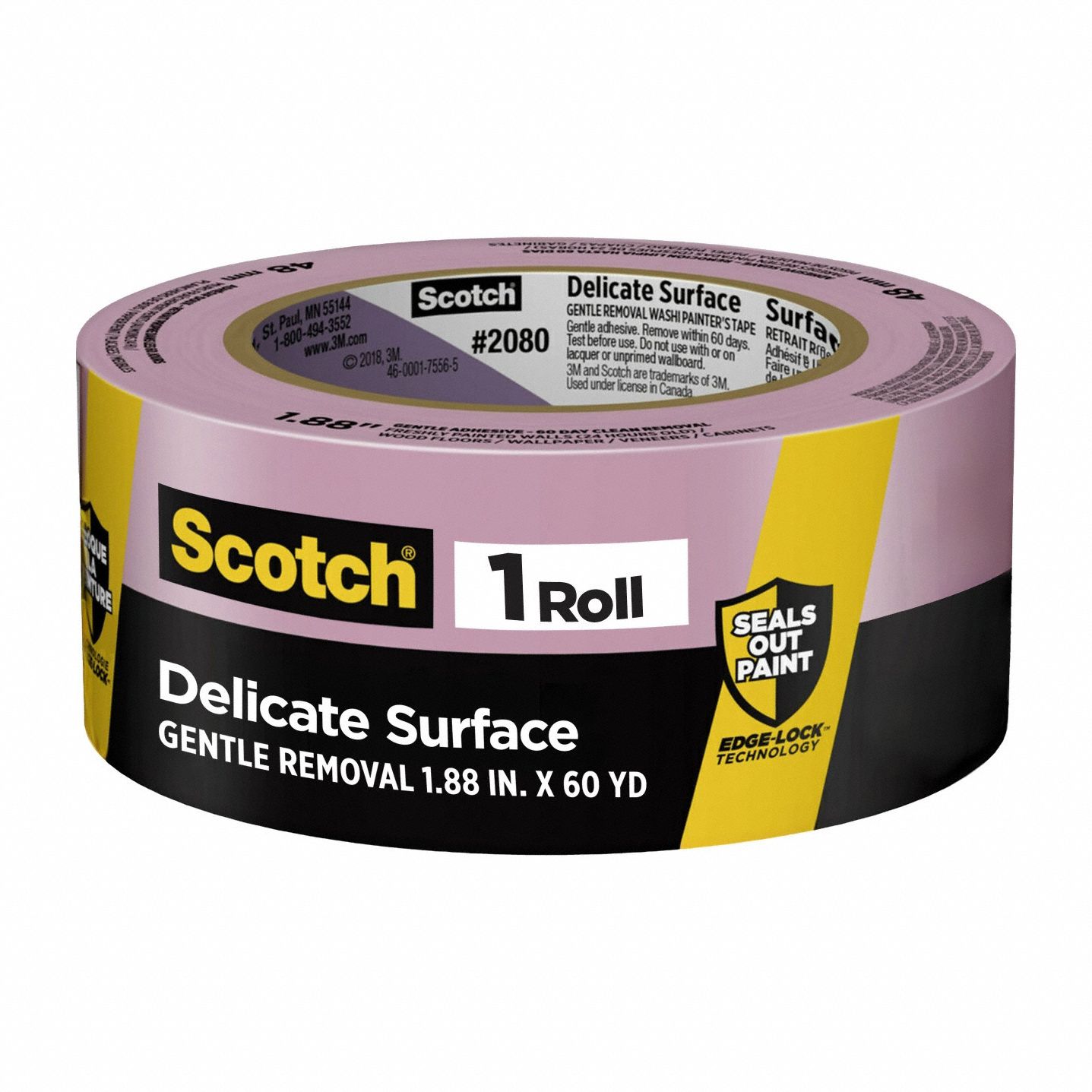 3M, 1 7/8 in Wd, 60 yd Lg, Painter's Tape - 898CR5|79750 - Grainger
