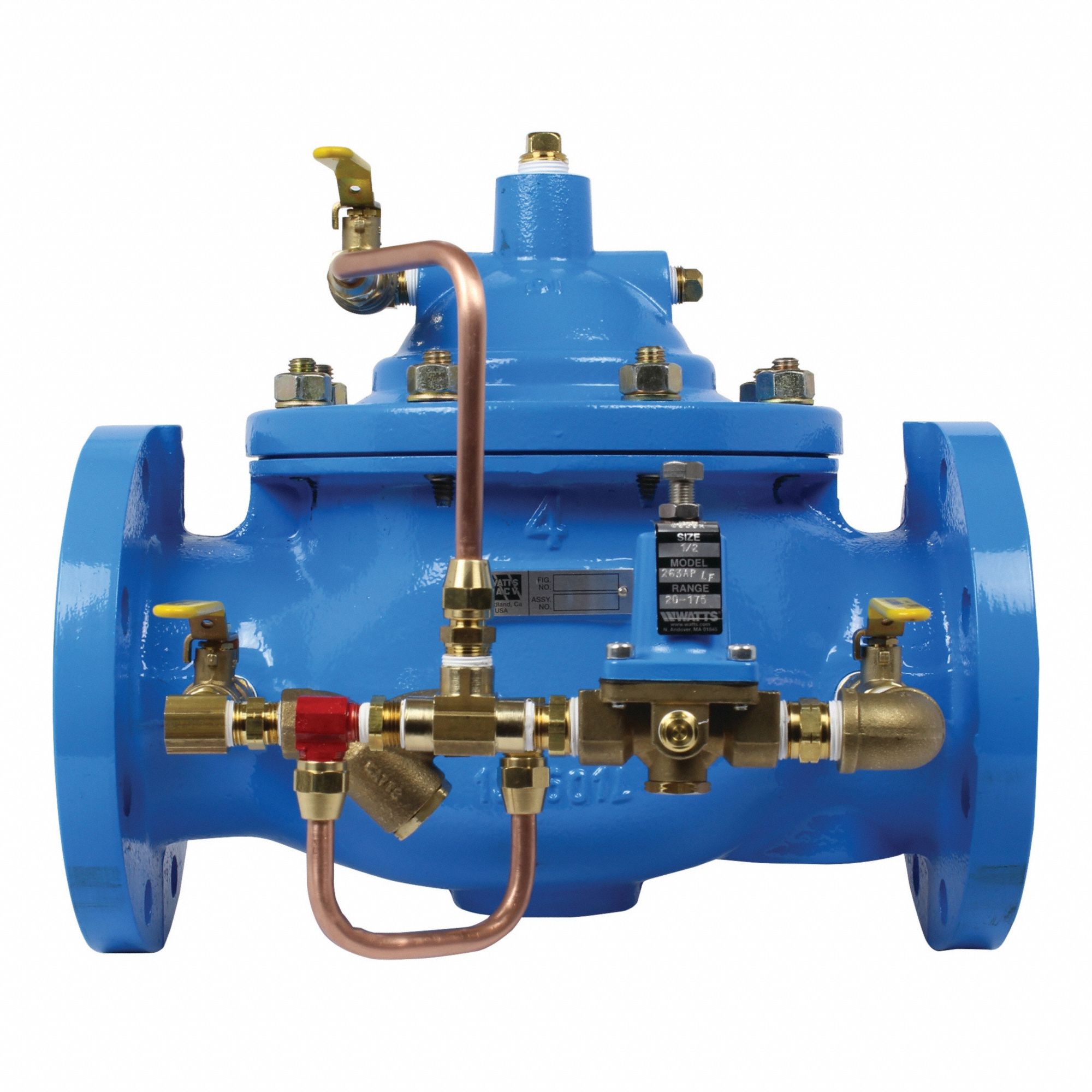 WATTS, 6 in Nominal Pipe Size, Flanged, Pressure Reducing Control Valve ...