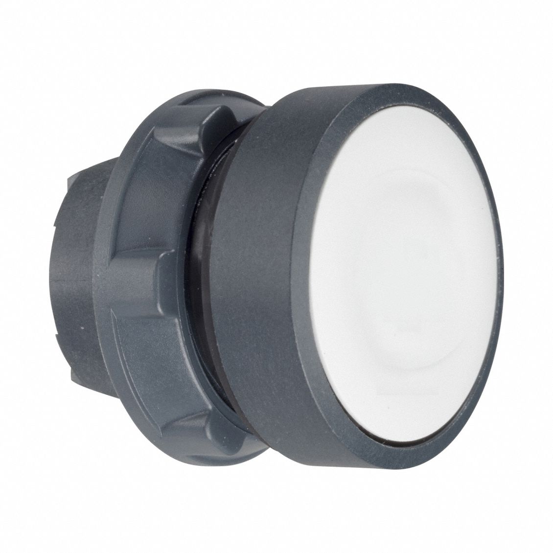 SCHNEIDER ELECTRIC, White, 22 mm Mounting Size, Flush Push Button ...