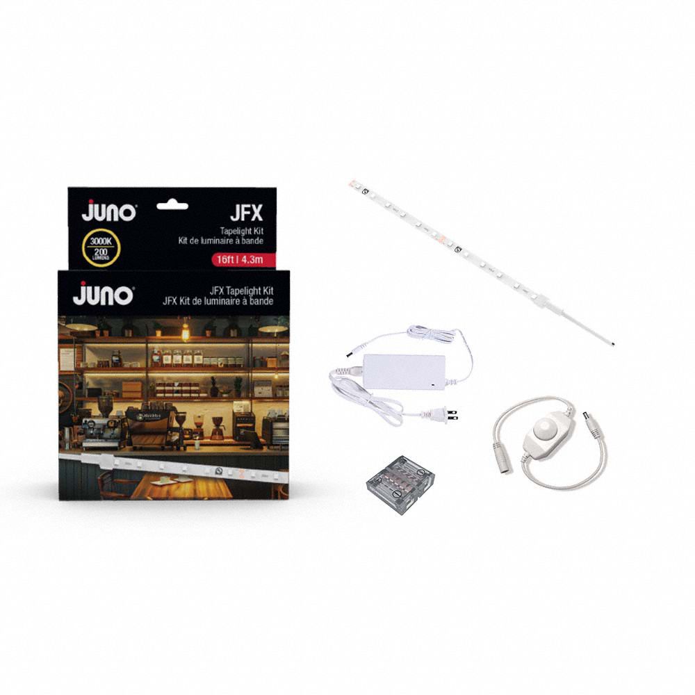 Warm White, Top Bend, LED Tape Light Starter Kit - 896NN0|JFXKIT 24V ...