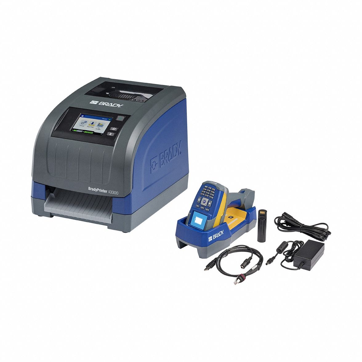 BRADY, Cordless Barcode Label Scanner, 2D Scanner, Printer - 897PK5 ...