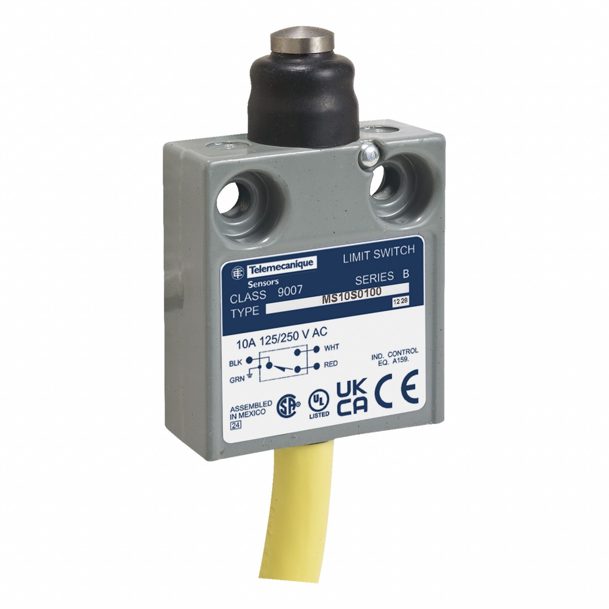 TELEMECANIQUE SENSORS, Plunger Actuator, Metallic, Limit Switch - 2G436 ...
