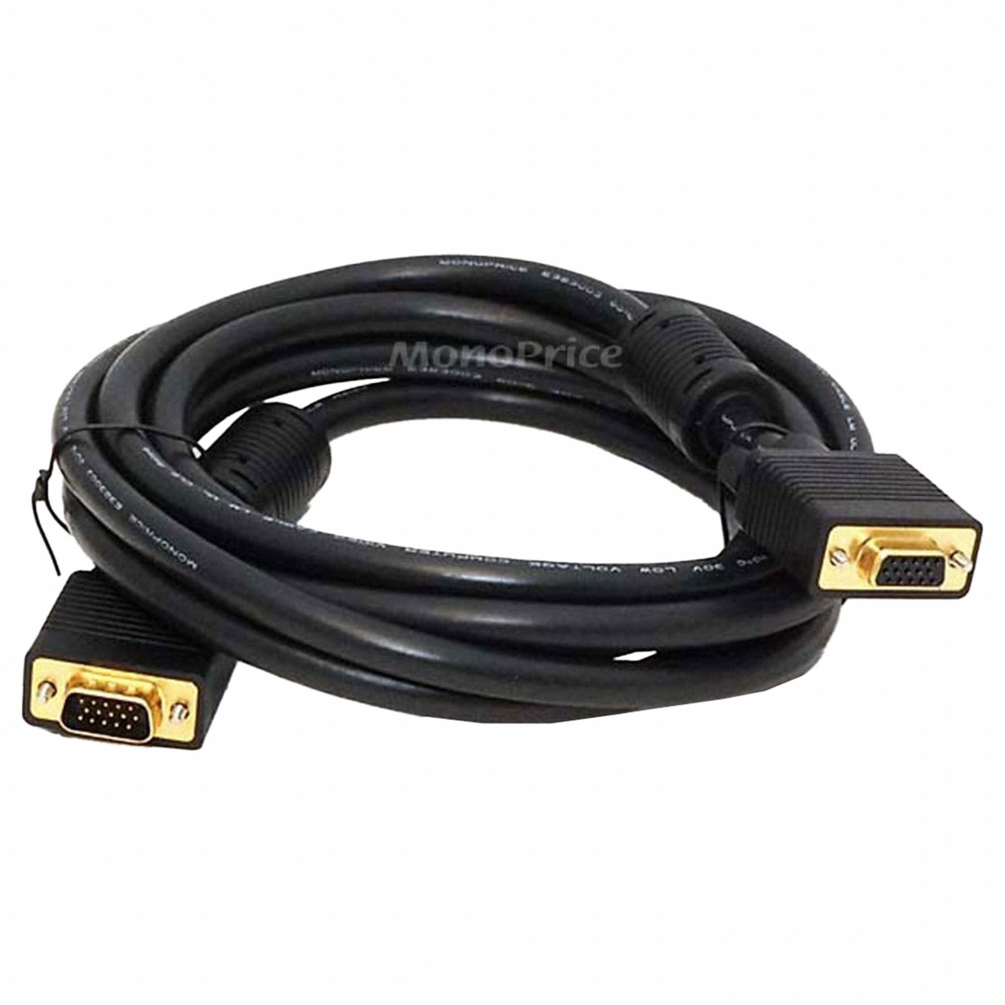 MONOPRICE, VGA Female to VGA Male Connection, 10 ft Cable Lg, Computer ...