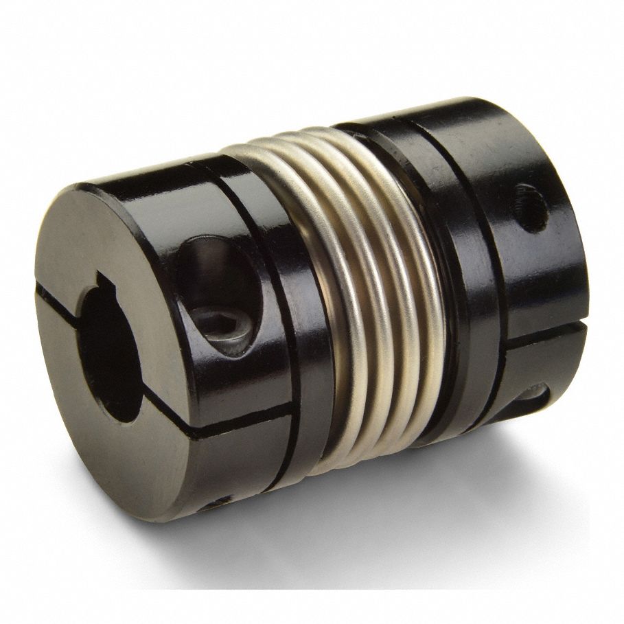 RULAND MANUFACTURING, 3/4 in Bore Dia 1, 15 mm Bore Dia 2, Bellows ...