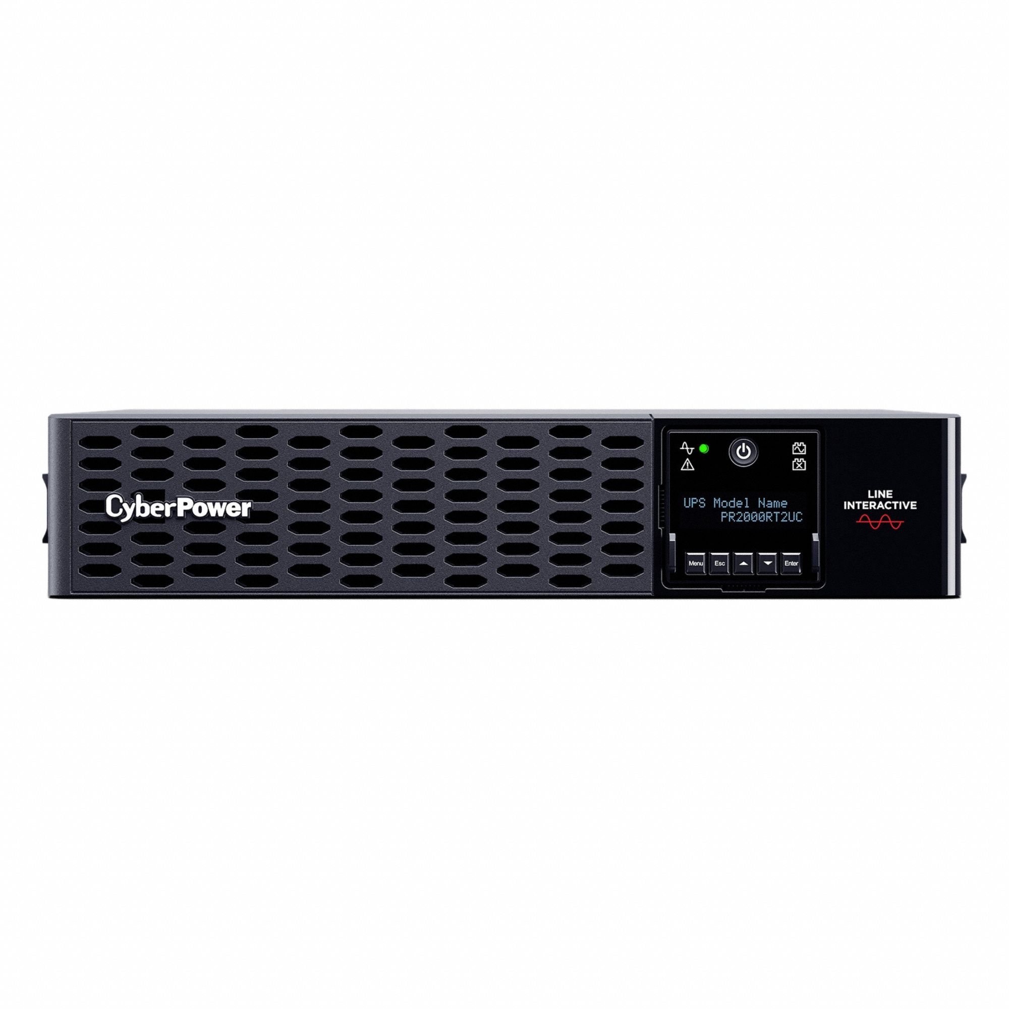 CYBER POWER, Single Phase, 2,000 VA Power Rating, UPS System - 832UT1 ...