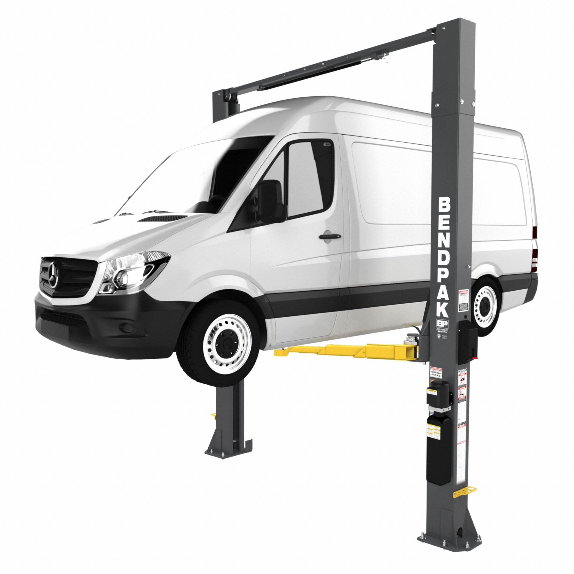 BENDPAK, Electric/Hydraulic, 10,000 lb Load Capacity, Vehicle Lift ...