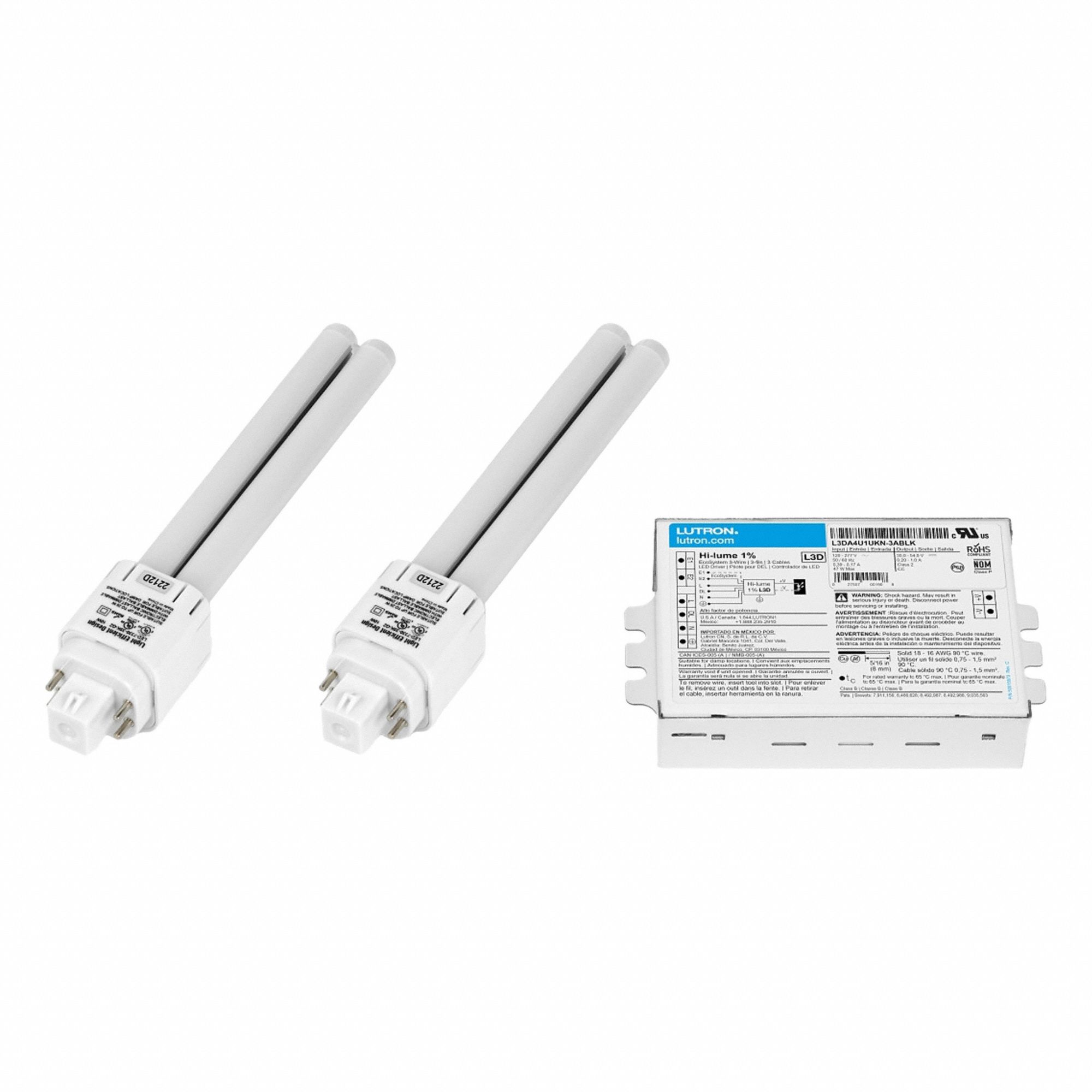 LUTRON, Hi-Lume 3-Wire, CFL, LED Kit - 834DH3|3LDVCF-2K40-1 - Grainger