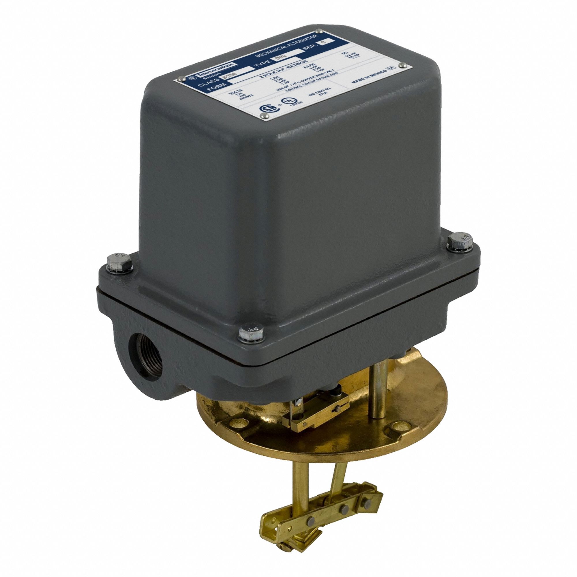 TELEMECANIQUE SENSORS, Close On Rise, DPST-4NC, Alternator Closed Liquid Level Switch - 3DZZ9 ...