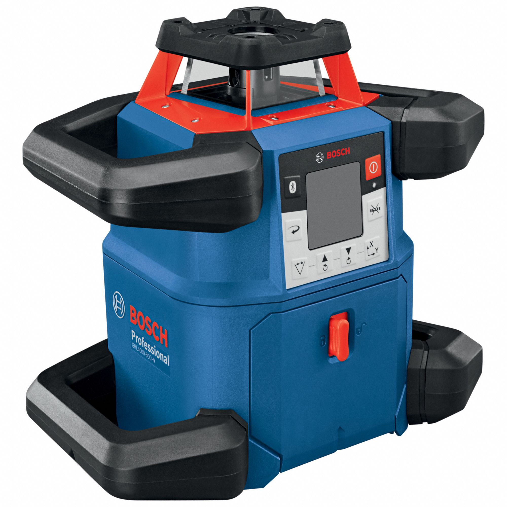 BOSCH, 4,000 ft Range w/Receiver, Red Beam, Rotary Laser Kit - 348GP6 ...