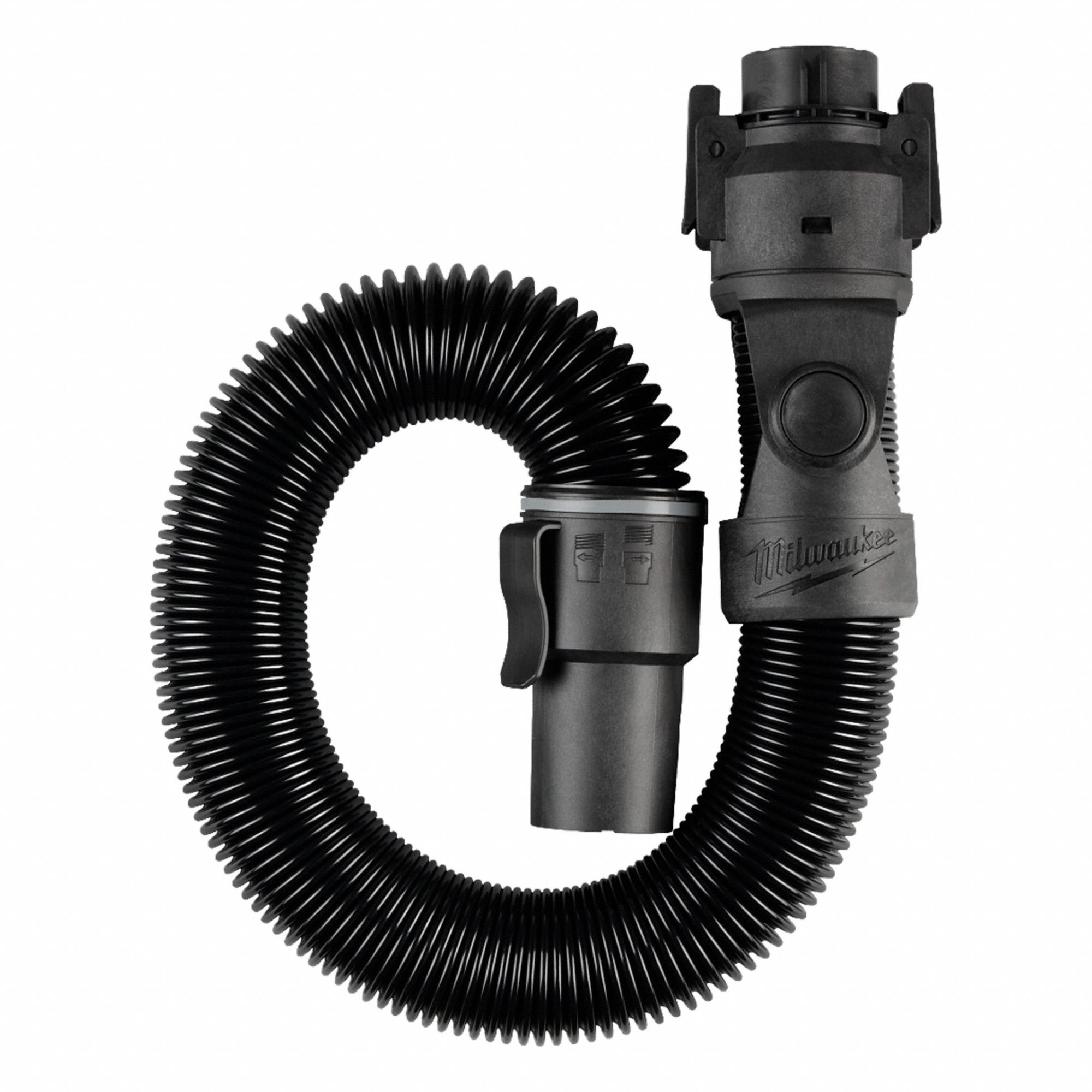 MILWAUKEE, 1 7/8 in Hose Dia, 6 ft Hose Lg, Replacement Vacuum Hose ...