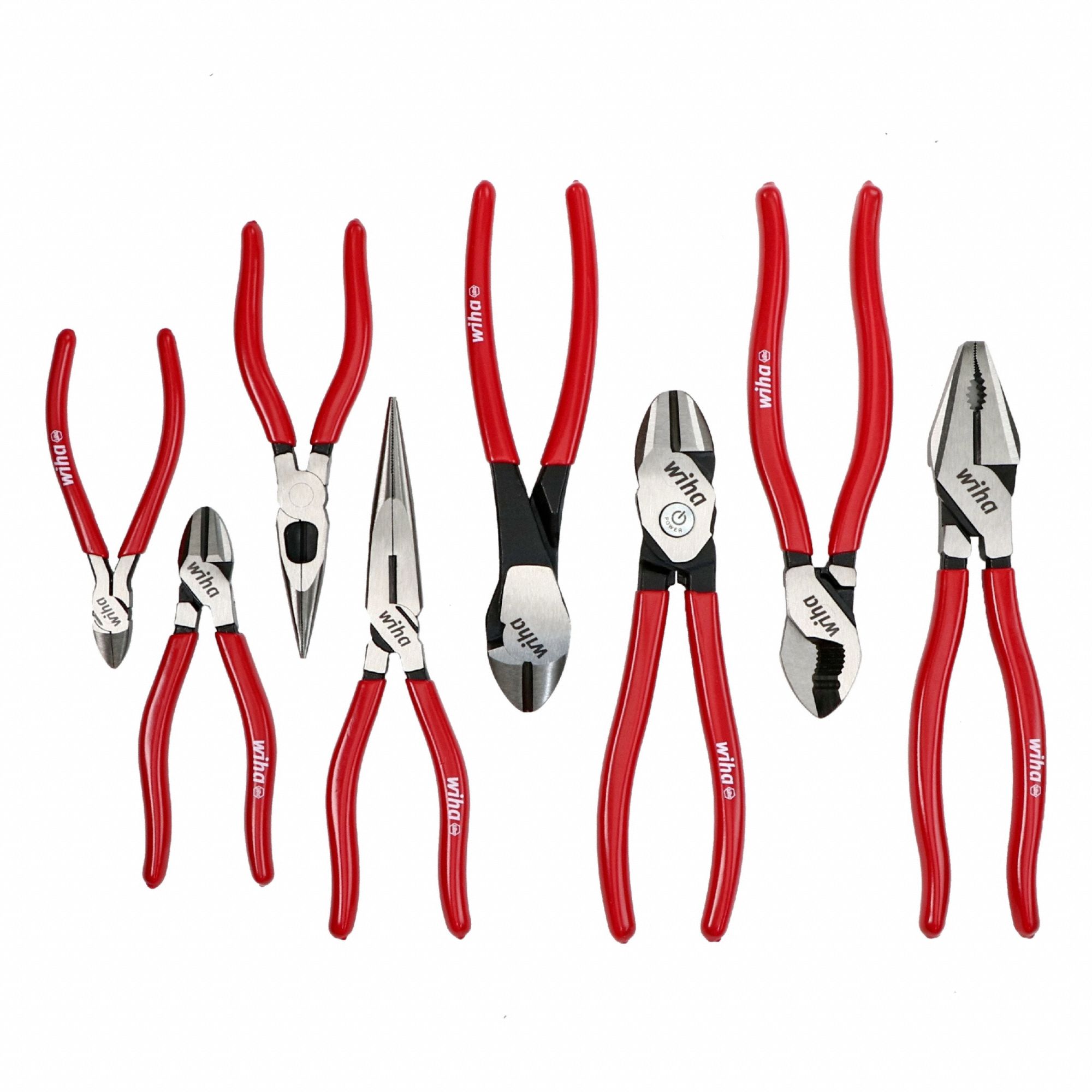 3 Pliers, Std Cushion Grip, Plier and Cutter Set - 833DM7|34682 - Grainger