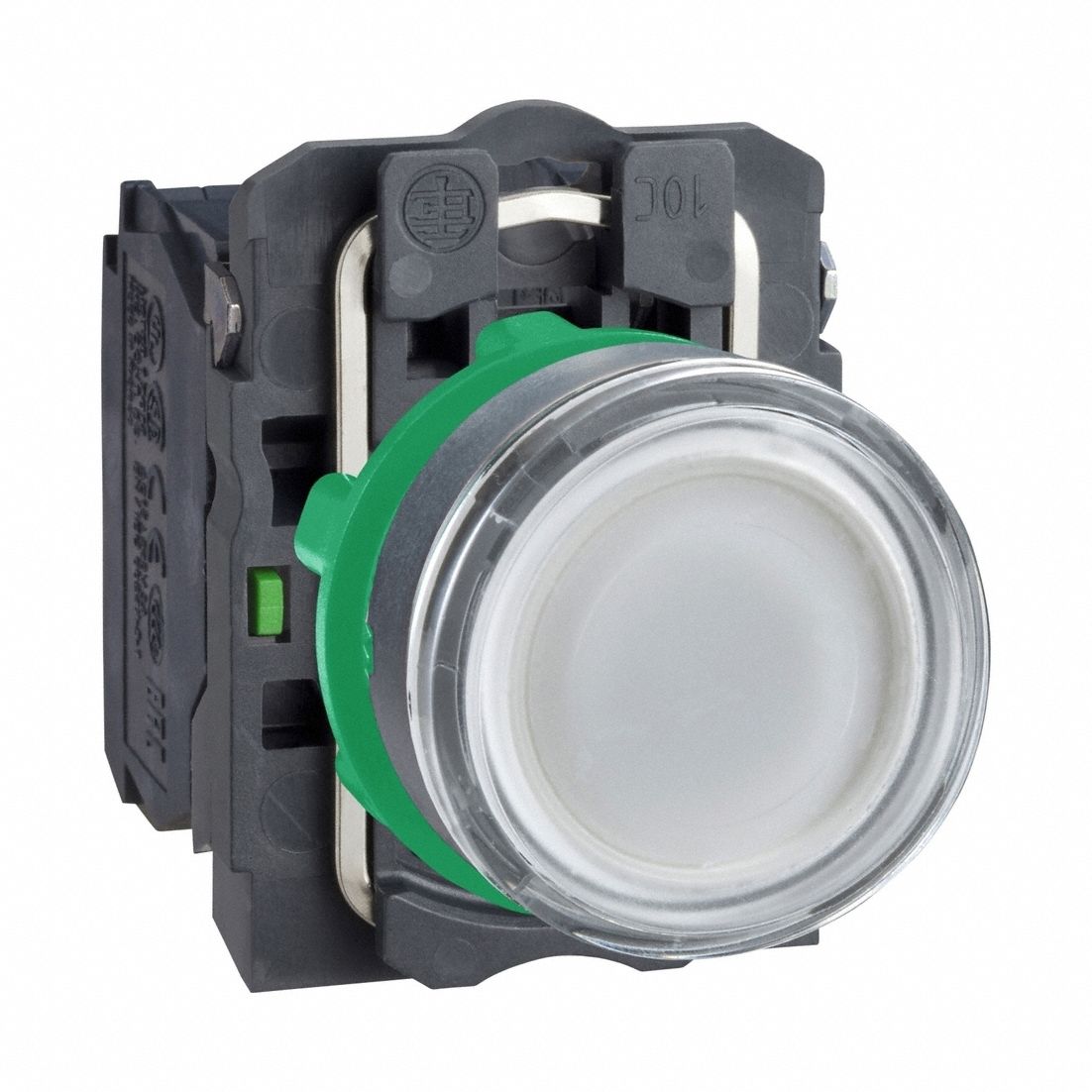 SCHNEIDER ELECTRIC, Illuminated, Flush Profile, Illuminated Push Button - 6HL87|XB5AW3165 - Grainger