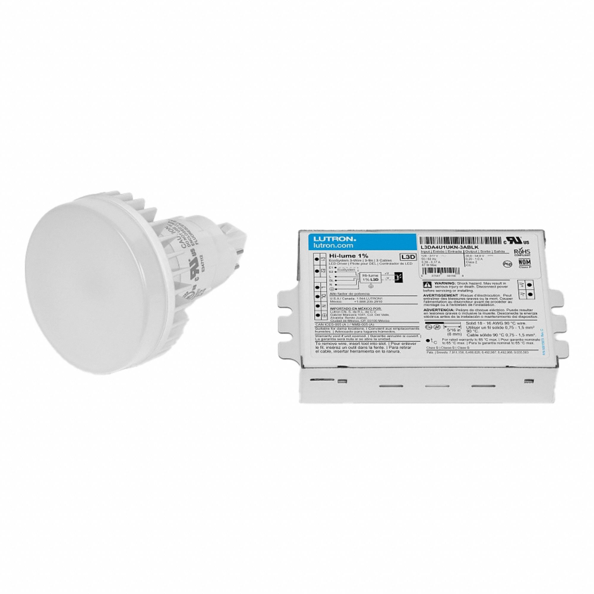 LED Kit,Round CFL,1L,3500K,PK24 - Grainger