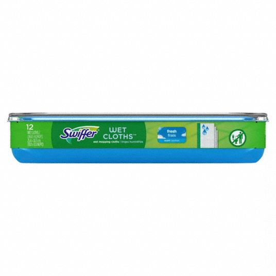 SWIFFER, Synthetic, 8 in Overall Wd, Wet Mopping Cloths - 834AY7|08622 ...