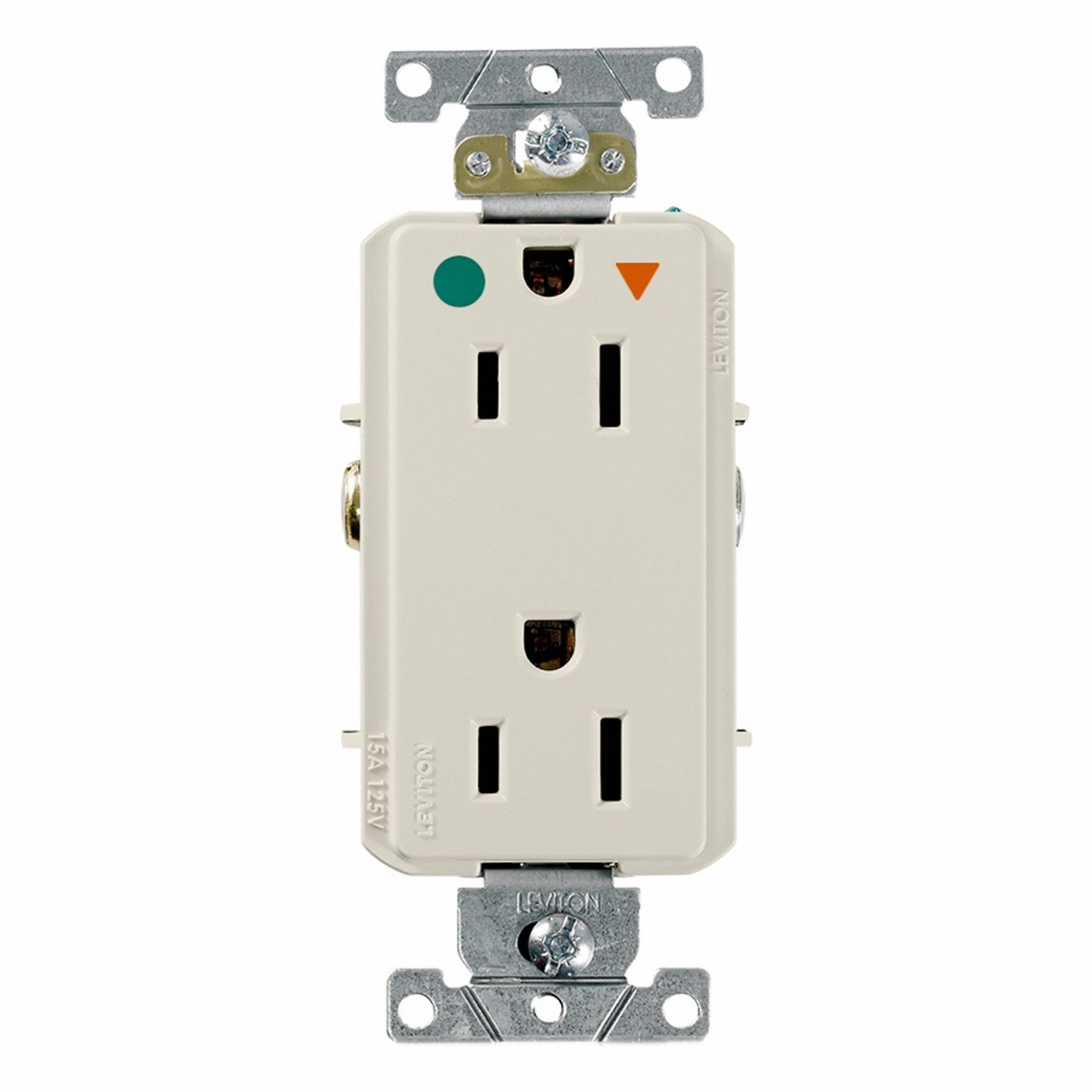 DPl HG/IG Rec 15A 125V Self-Gr LtAl,PK10 - Grainger