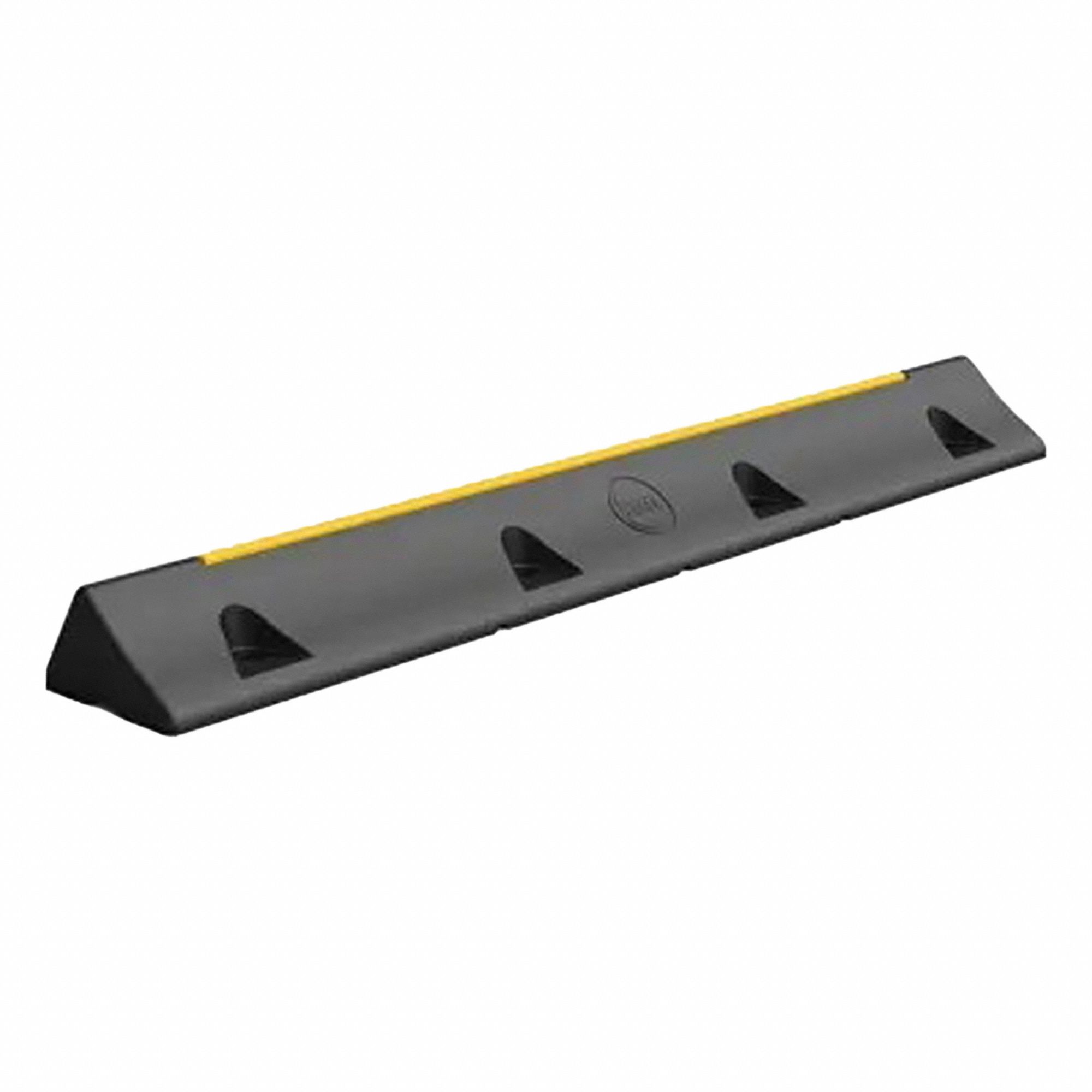 A-SAFE, Rubber, Black/Yellow, Parking Stop - 852K26|A-01-22-0010 - Grainger