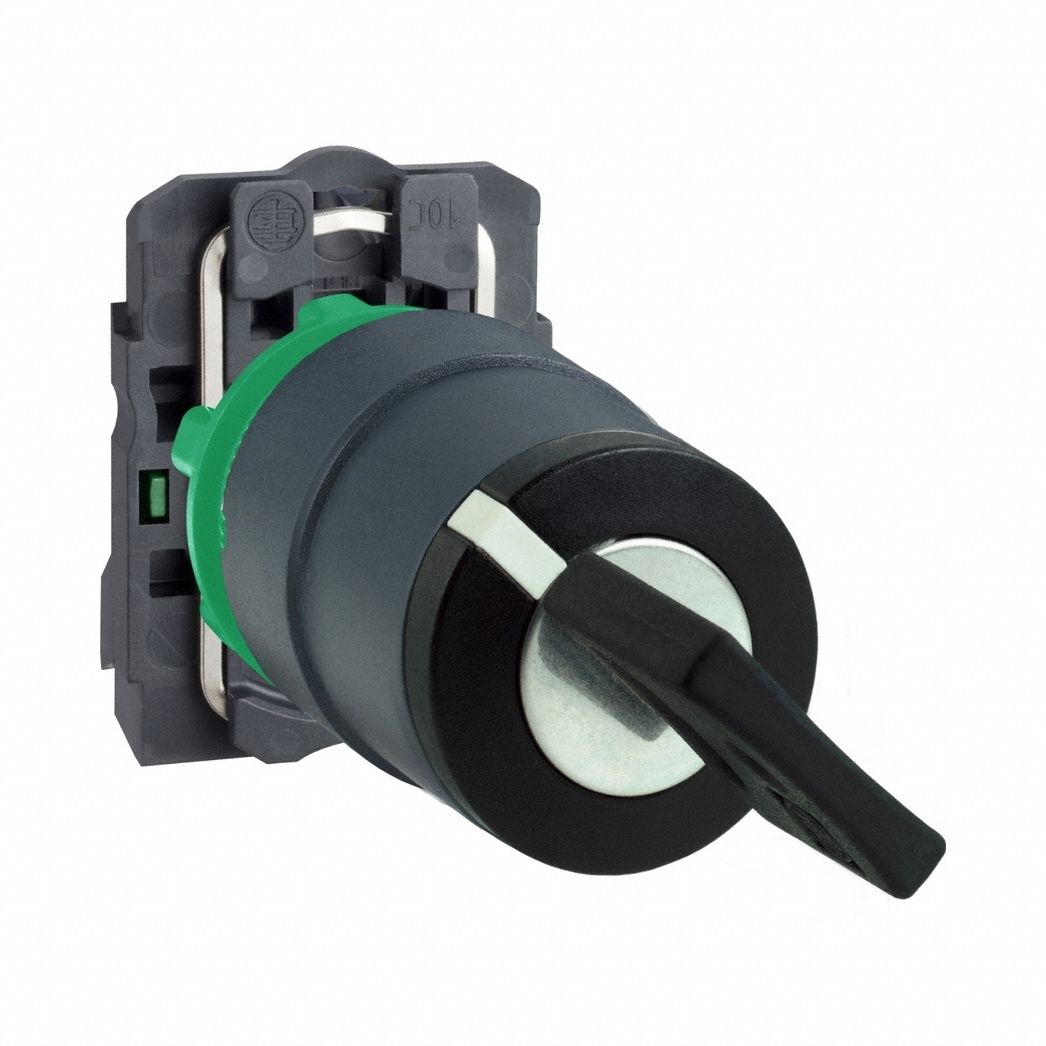 SCHNEIDER ELECTRIC, 2 Position, 22 mm Panel Mounting Size, Selector ...