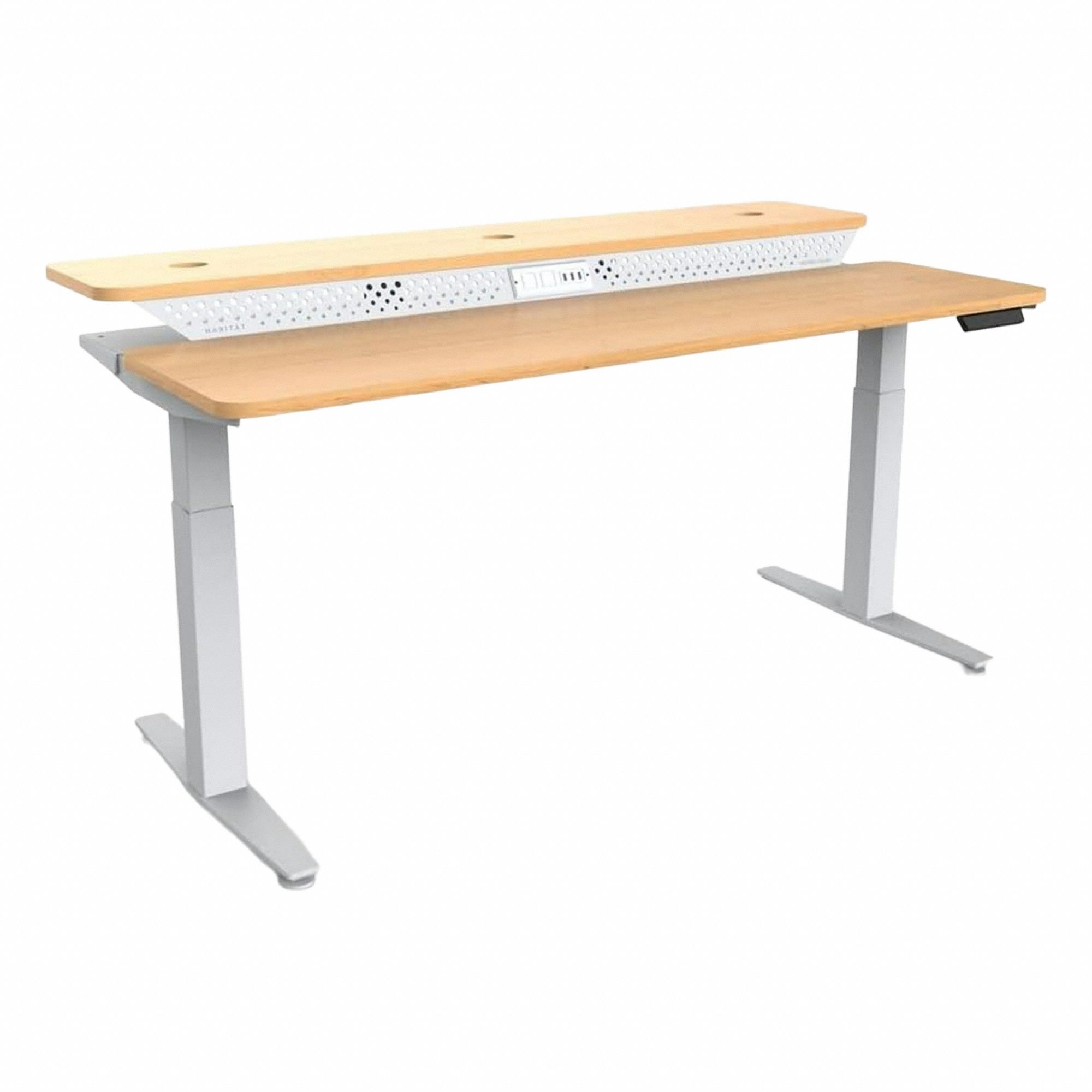 VERSADESK, Maple, Wood, Electric Sit-Stand Desk - 875LU0|VT1376030-03 ...