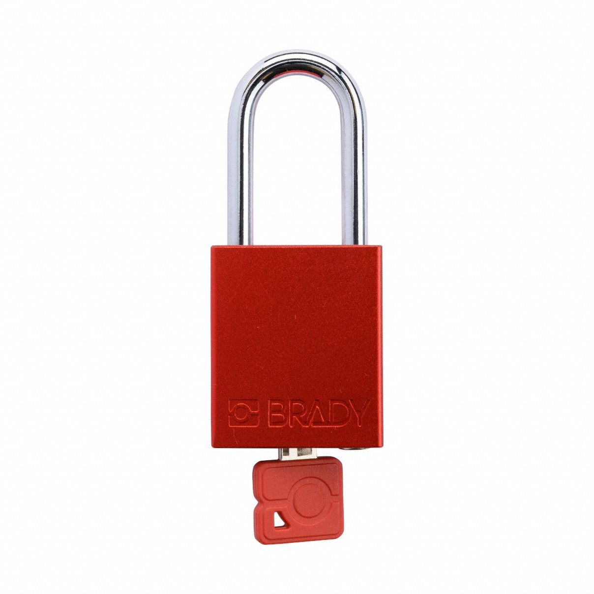 Padlock Alum RED 1.5in Steel KeyCode2 - Grainger
