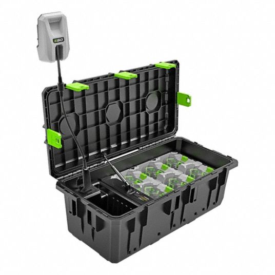 EGO, For 56V DC Battery Volt, Rapid, Charging Case and Adapter - 846U05 ...