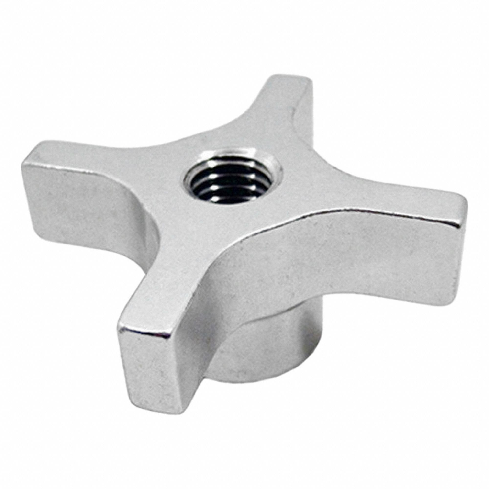 JW WINCO, 4 Point, Aluminum, Hand Knob; 4-Prong Knobs - 822W37|CKS-3.00 ...