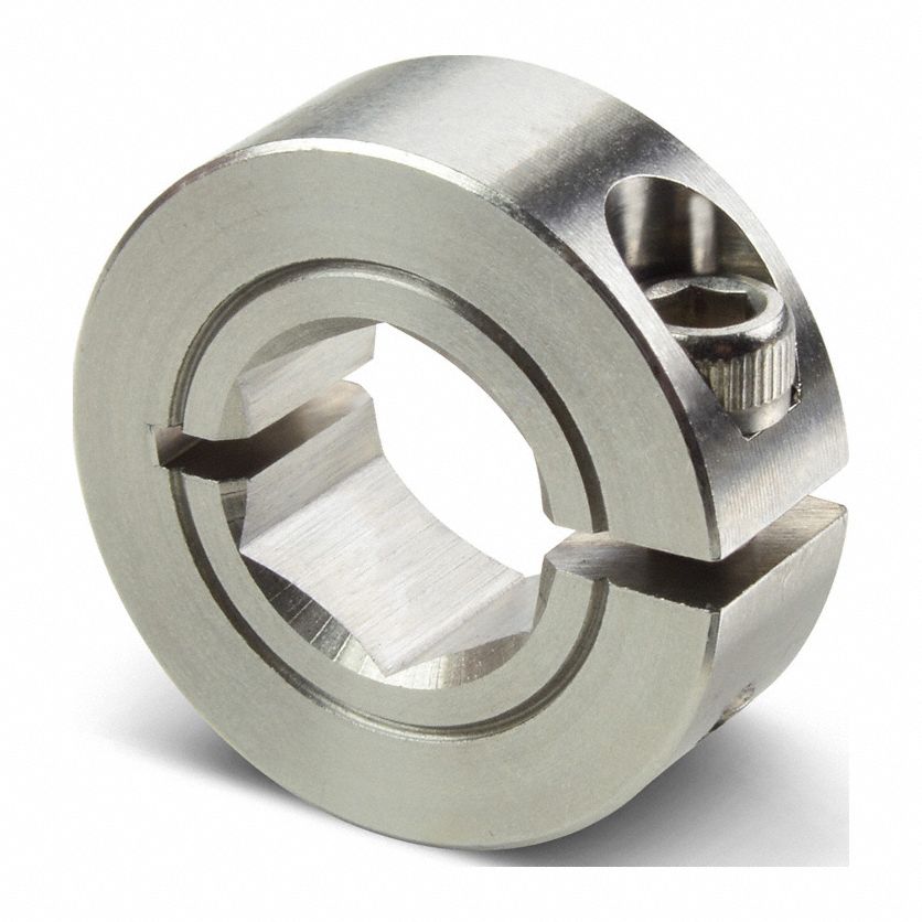 RULAND MANUFACTURING, For Hexagonal Shaft Type, 3/8 in Bore Wd, Hex ...