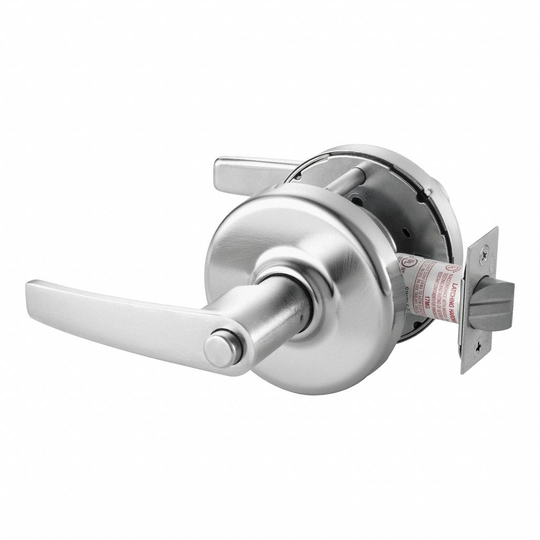 CORBIN, Privacy Lever Locksets, Chrome, Door Lockset - 821VD3|CLX3320TO ...