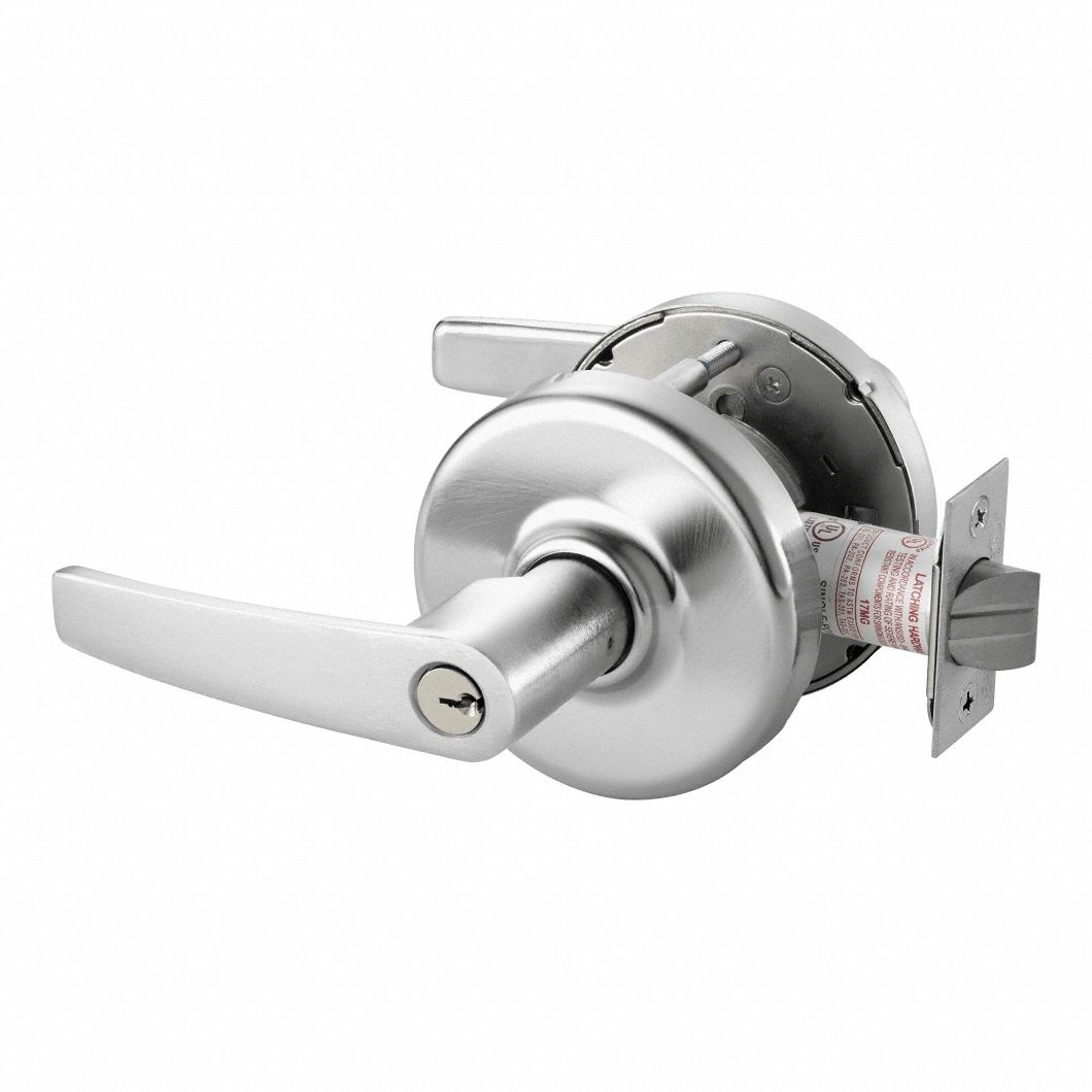 CORBIN, Storeroom Lever Locksets, Chrome, Door Lockset - 821VH8|CLX3357 ...
