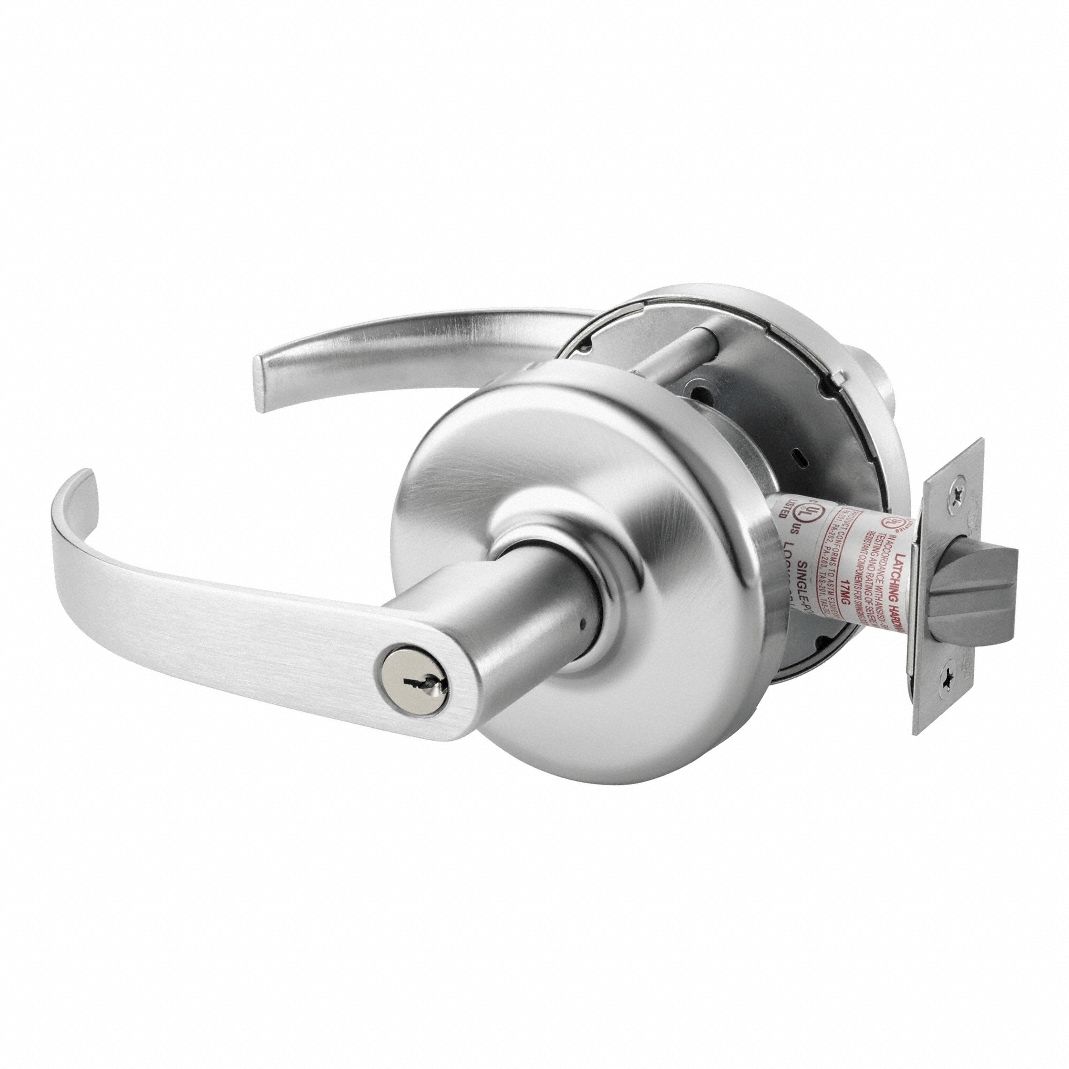 CORBIN, Storeroom Lever Locksets, Chrome, Door Lockset - 821VJ4|CLX3357 ...